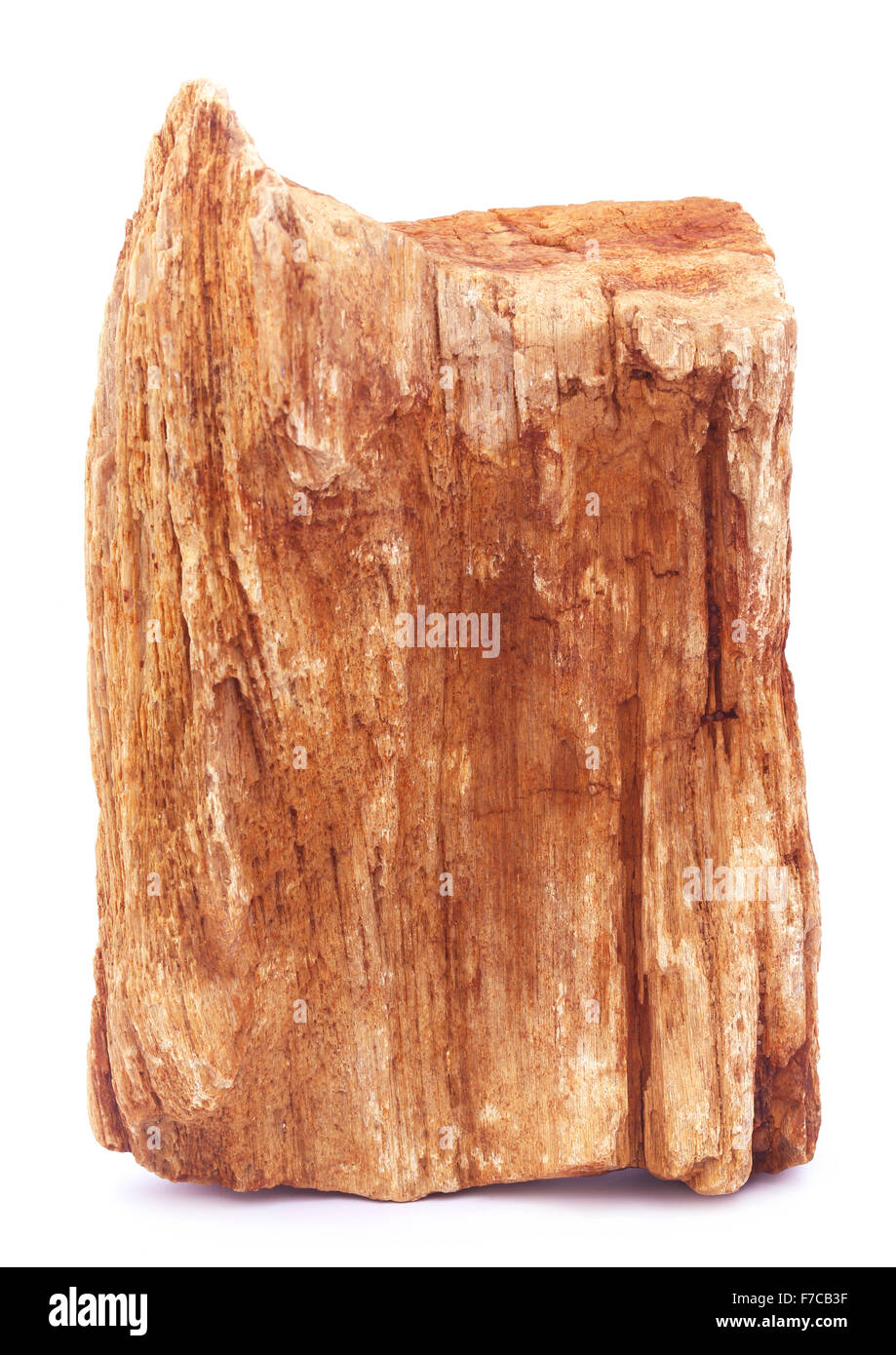 Sedimentary rock over white background Stock Photo - Alamy