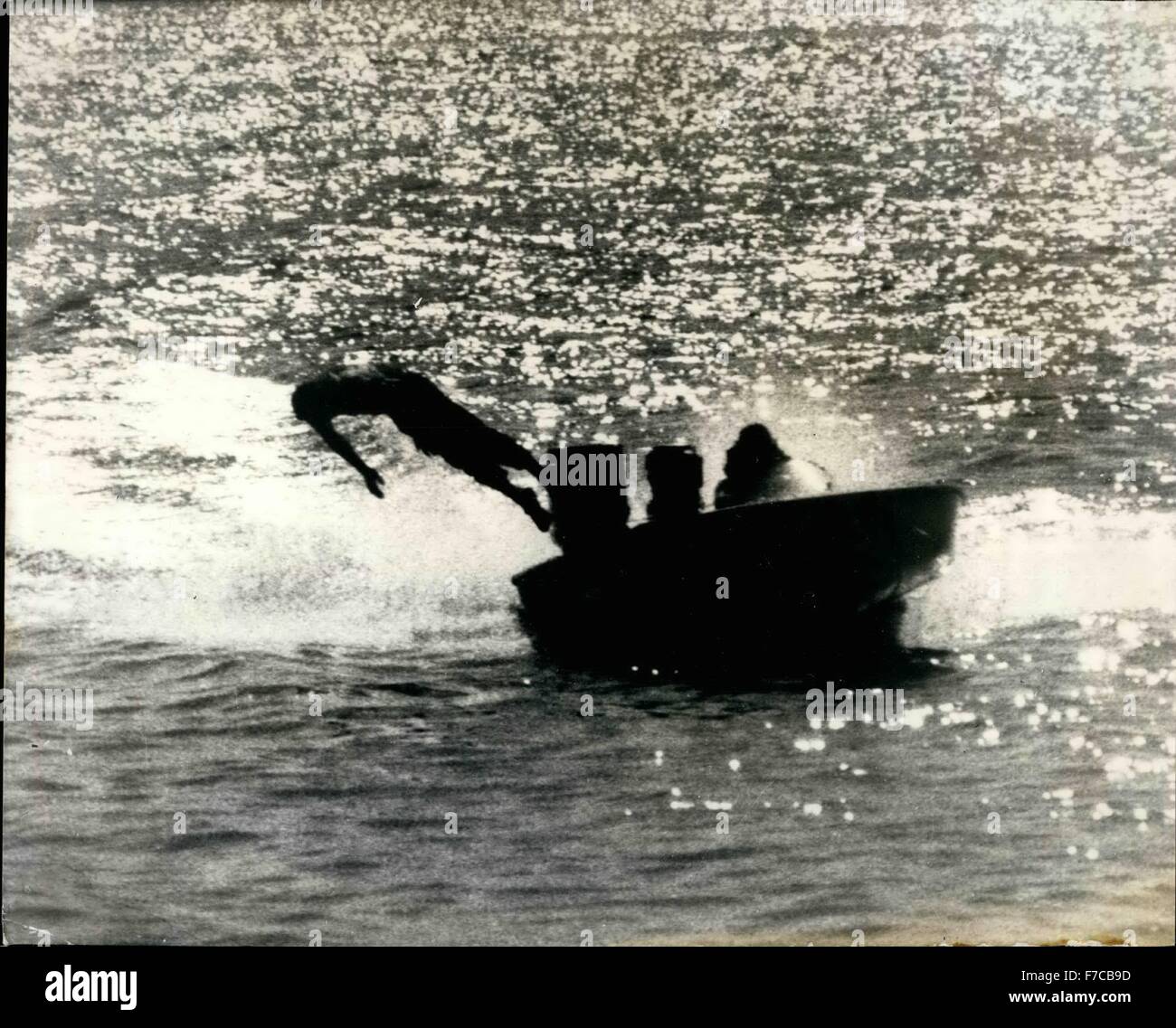 1968 - There goes the first mate: Engine trouble develops during the ...