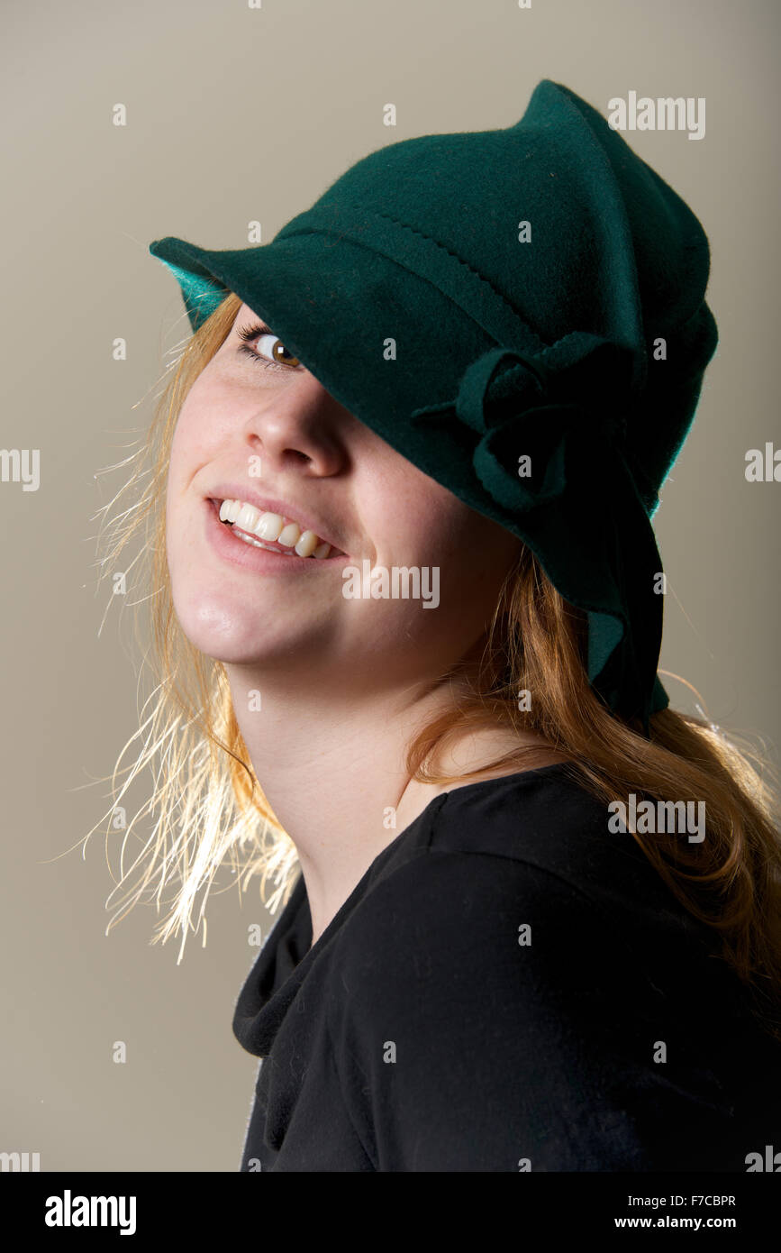 Hat tilted hi-res stock photography and images - Alamy