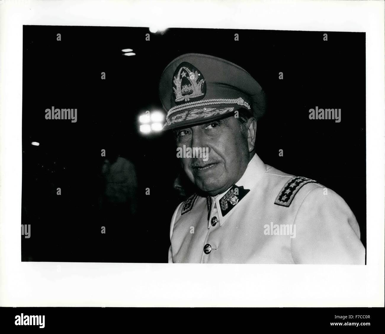 1968 - Gen. Augusto Pinochet U. Santiago, Chile © Keystone Pictures USA ...