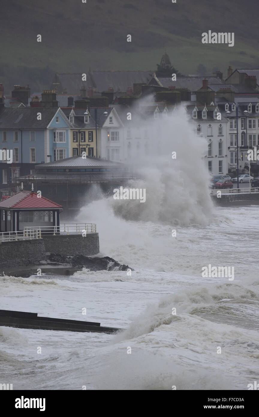 Aberystwyth Wales UK, Sunday 29 November 2015 UK weather: For a second ...