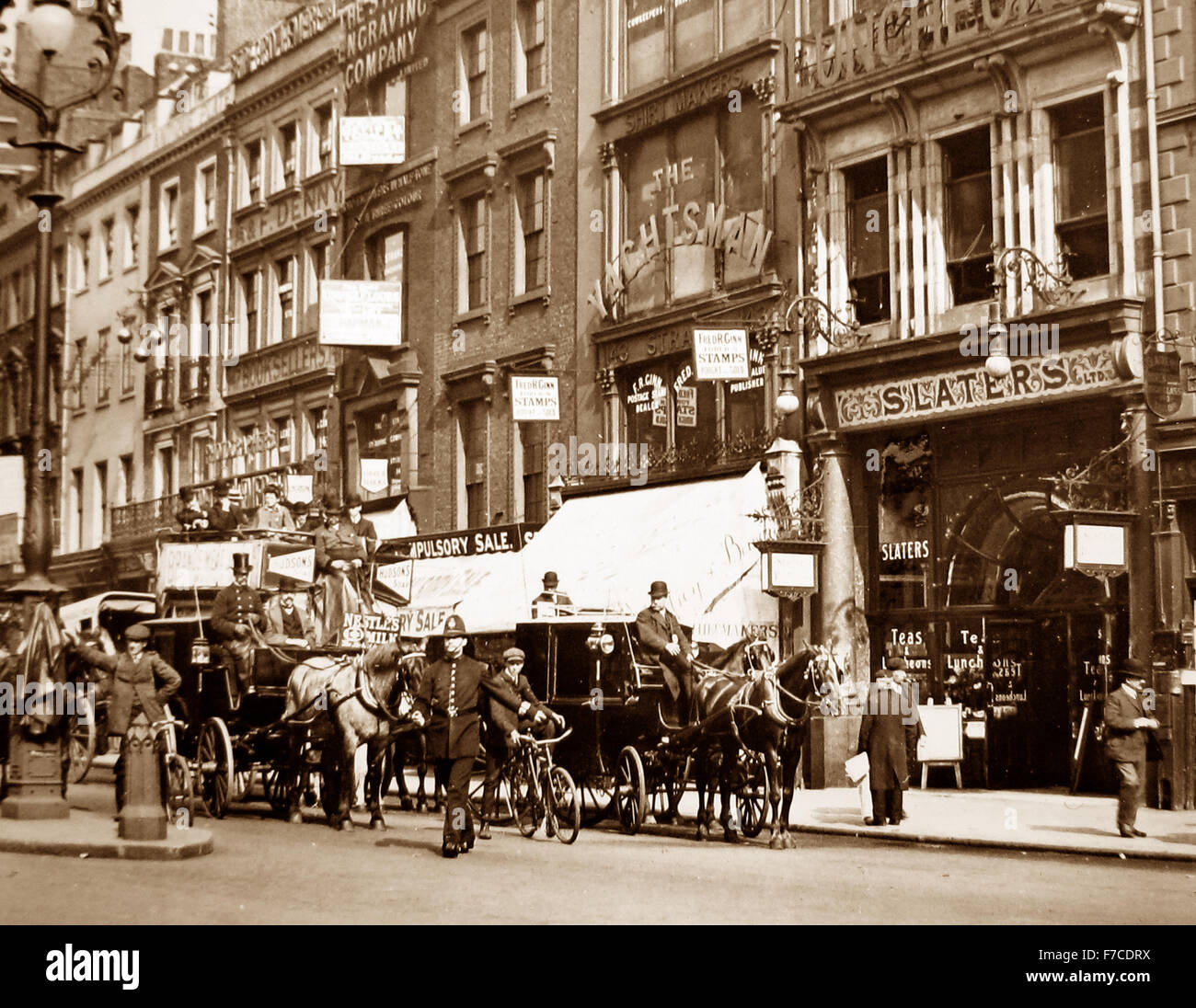 The Strand, London - Victorian period Stock Photo - Alamy