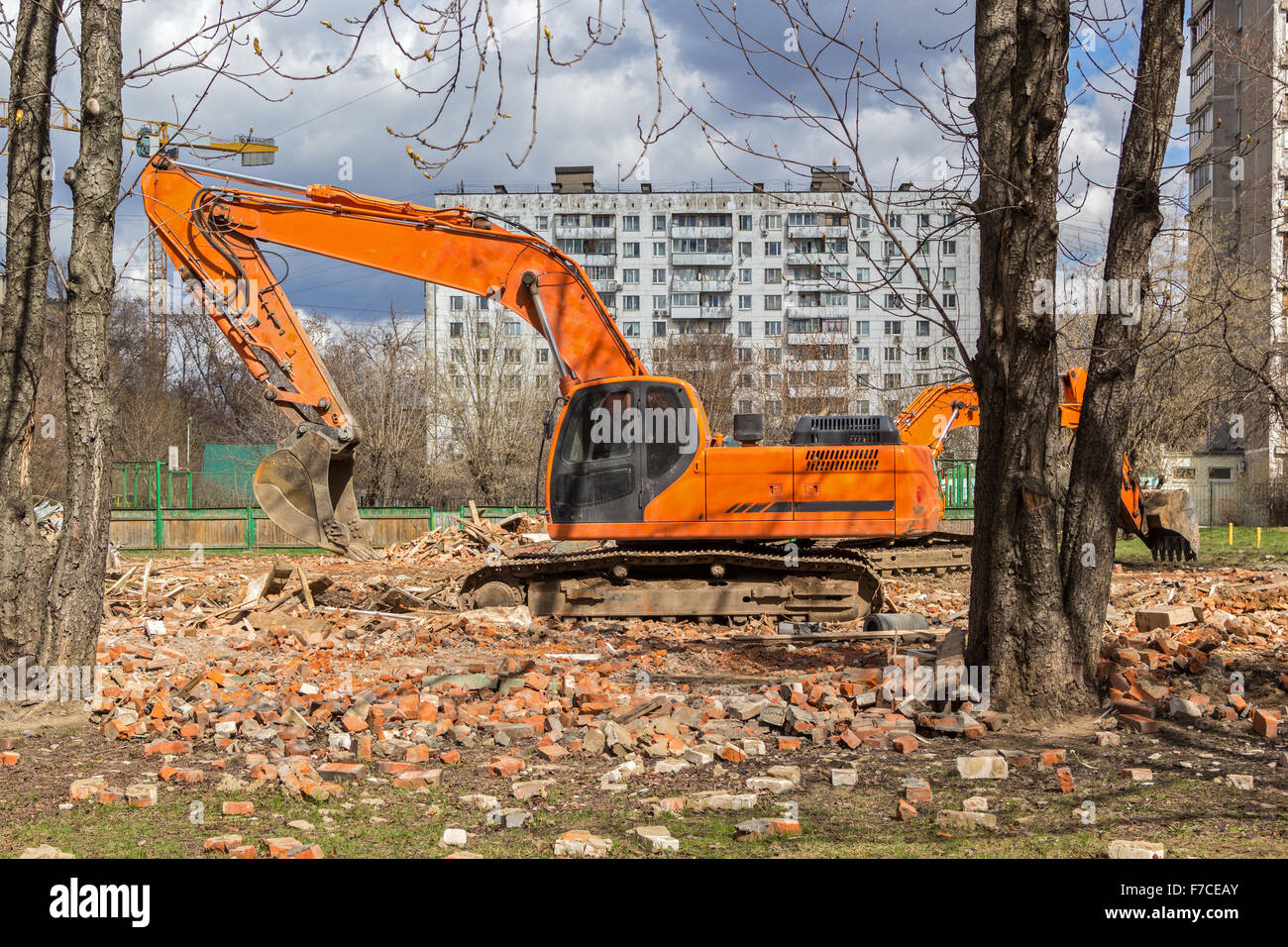 Construction and demolition waste hi-res stock photography and images ...
