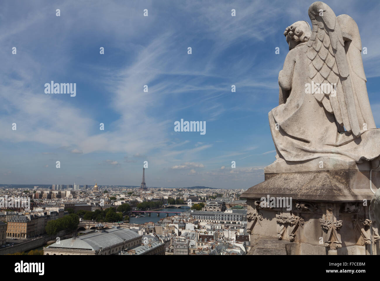 View from the Tower Saint-Jacques on Paris, France Stock Photo - Alamy