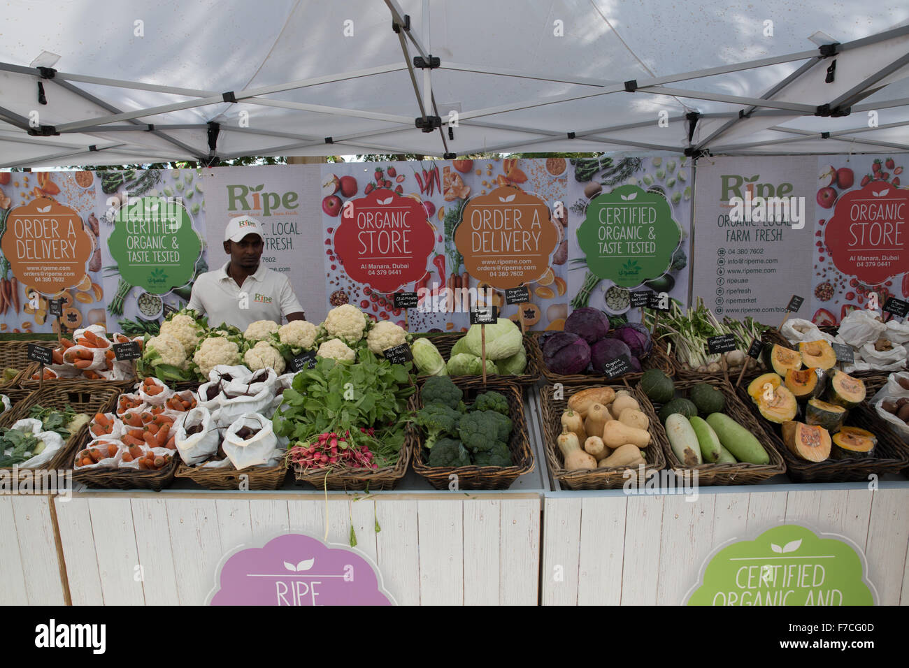 Ripe farmers market Dubai Stock Photo - Alamy