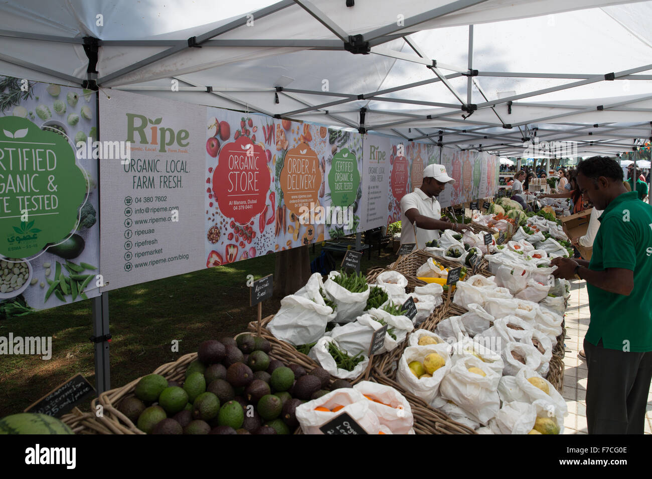 Ripe farmers market Dubai Stock Photo - Alamy