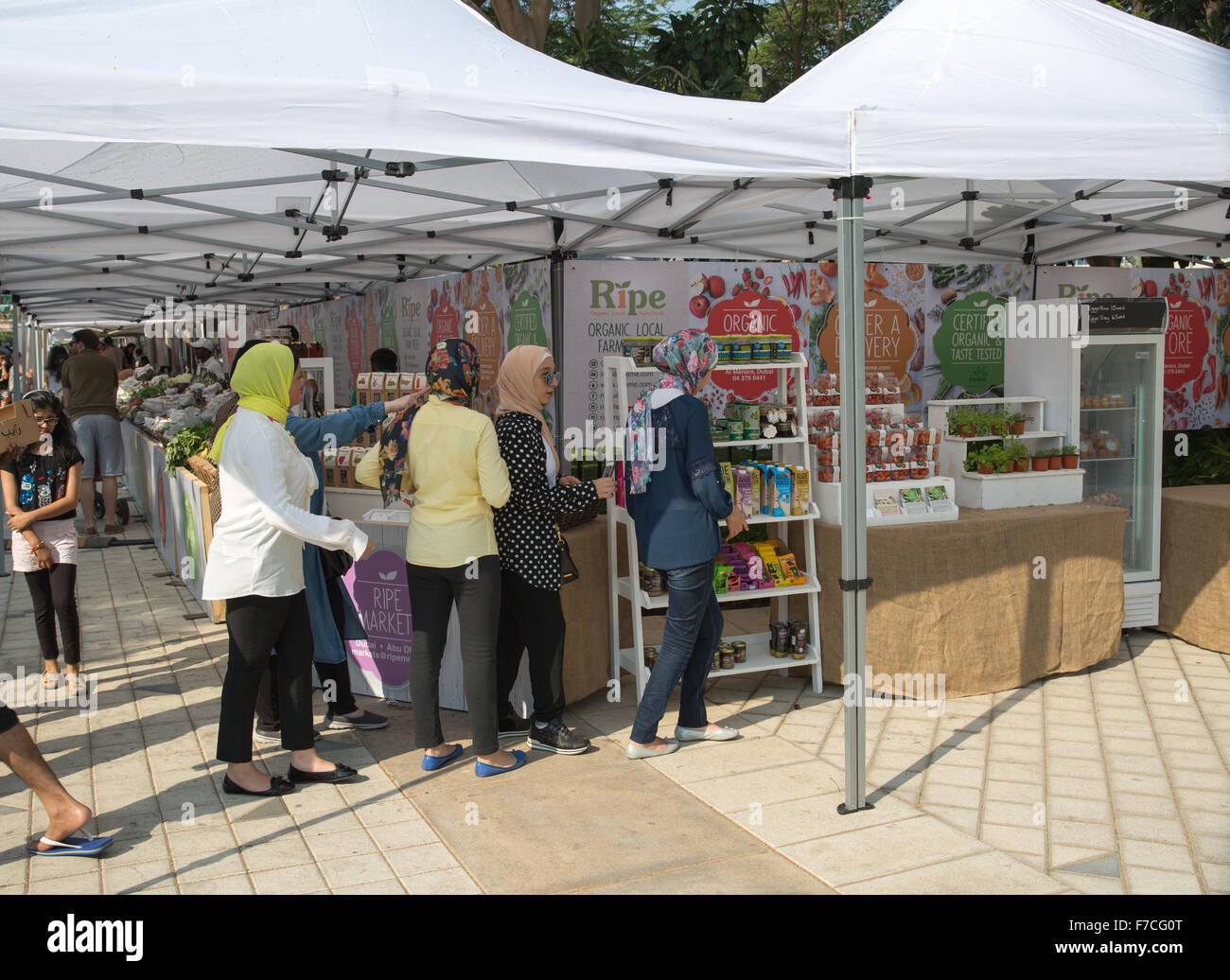 Ripe farmers market Dubai Stock Photo - Alamy