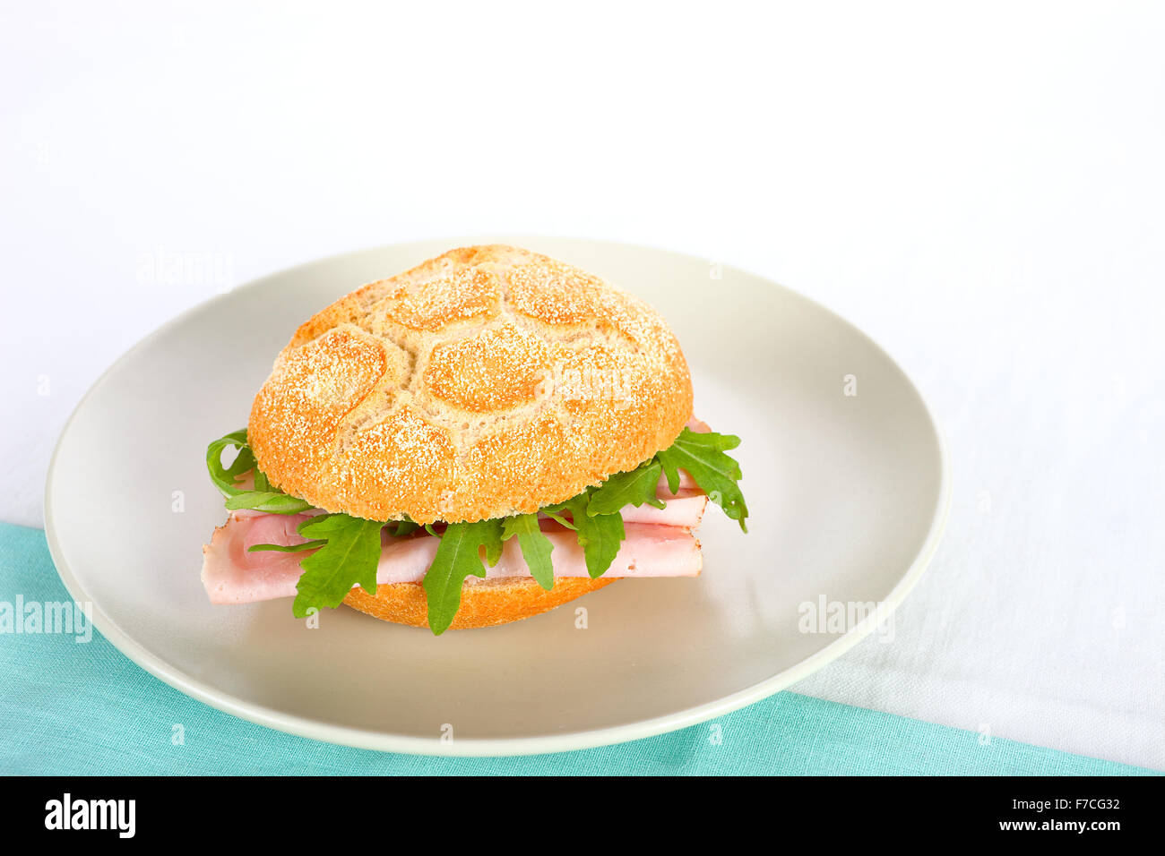Football shaped bread roll Stock Photo - Alamy
