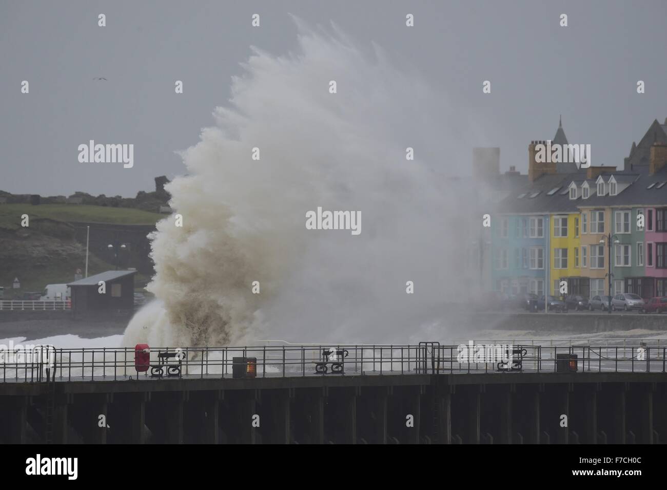 Aberystwyth Wales UK, Sunday 29 November 2015 UK weather: For a second ...