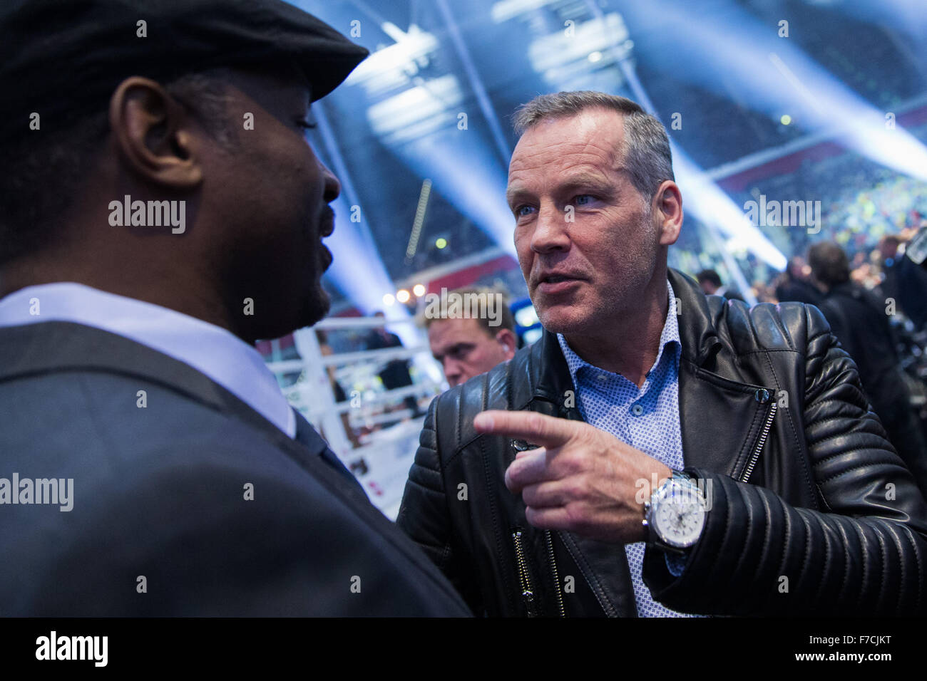 Duesseldorf, Germany. 28th Nov, 2015. Former British boxer Lennox Lewis ...