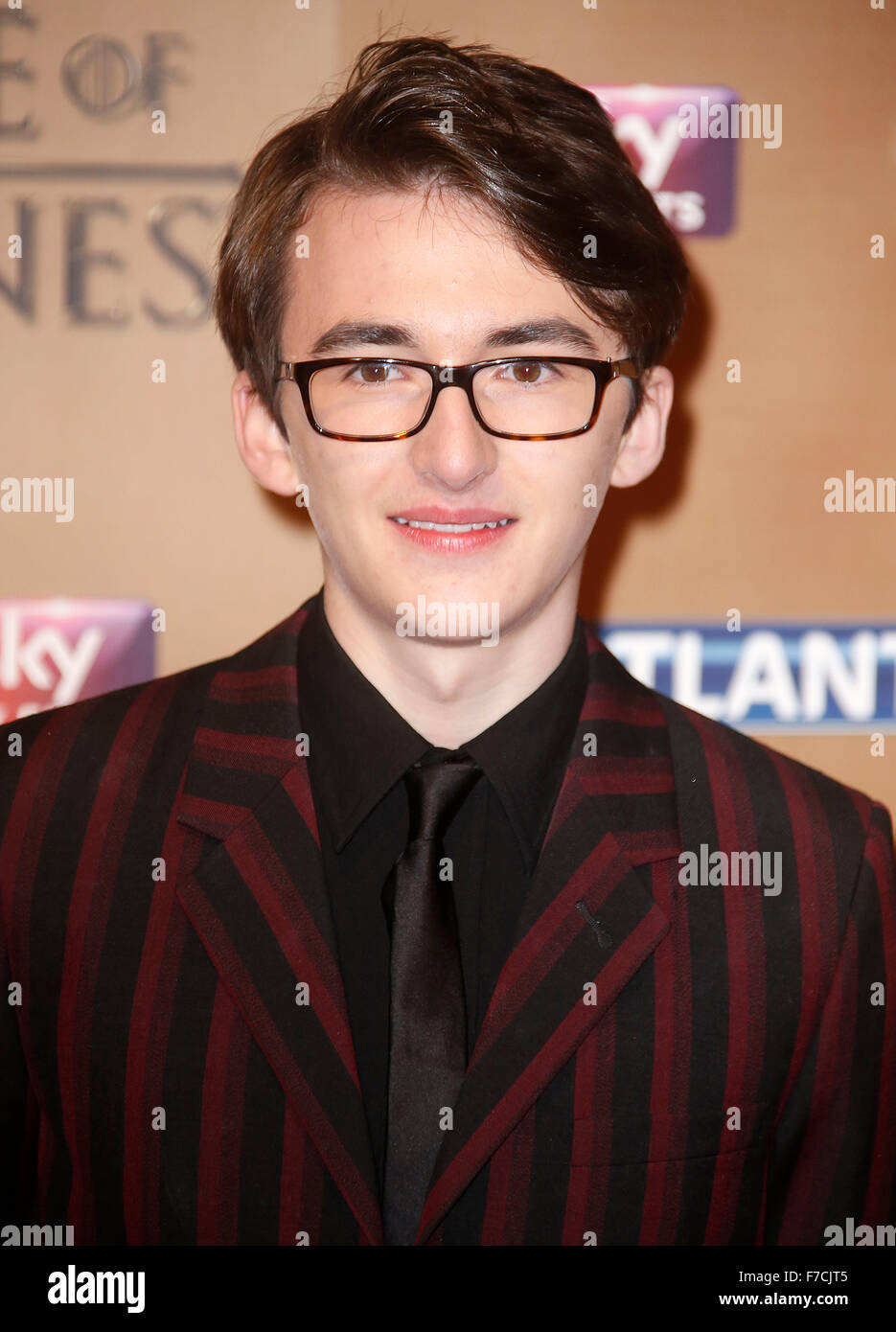 Isaac hempstead wright attending game thrones premiere hi-res stock ...