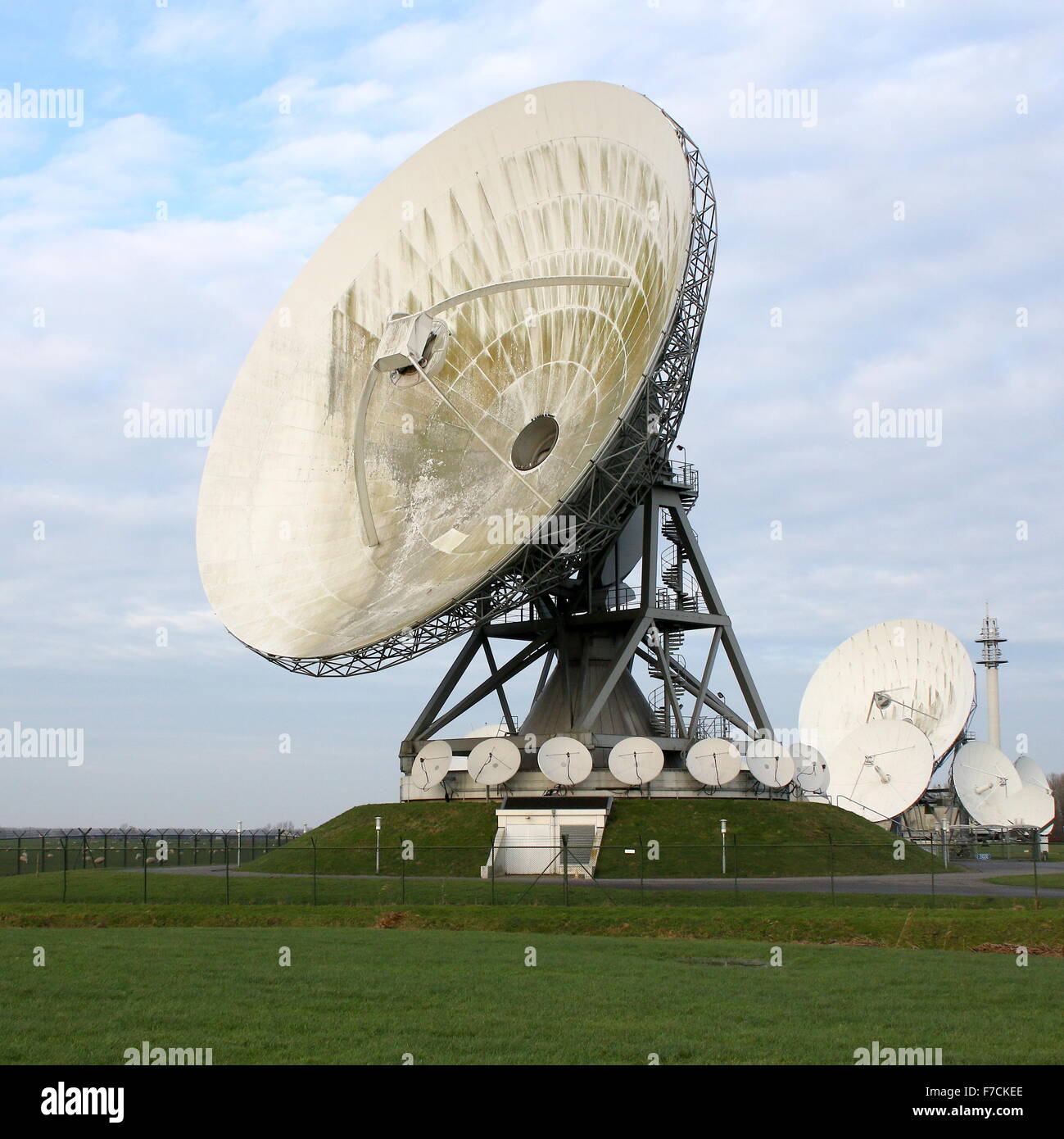 Satellite ground station (The Big Ear), interception of satellite ...