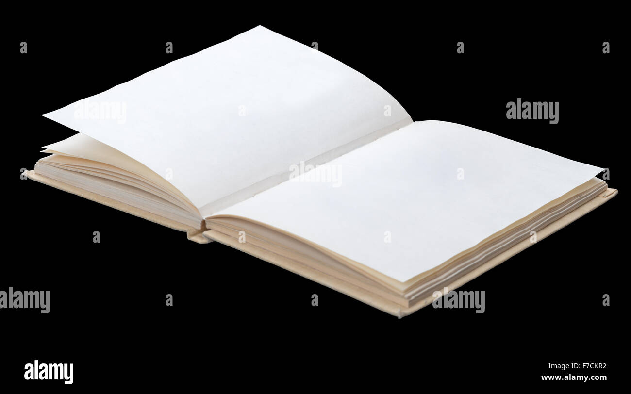 Open book empty leaves hi-res stock photography and images - Alamy