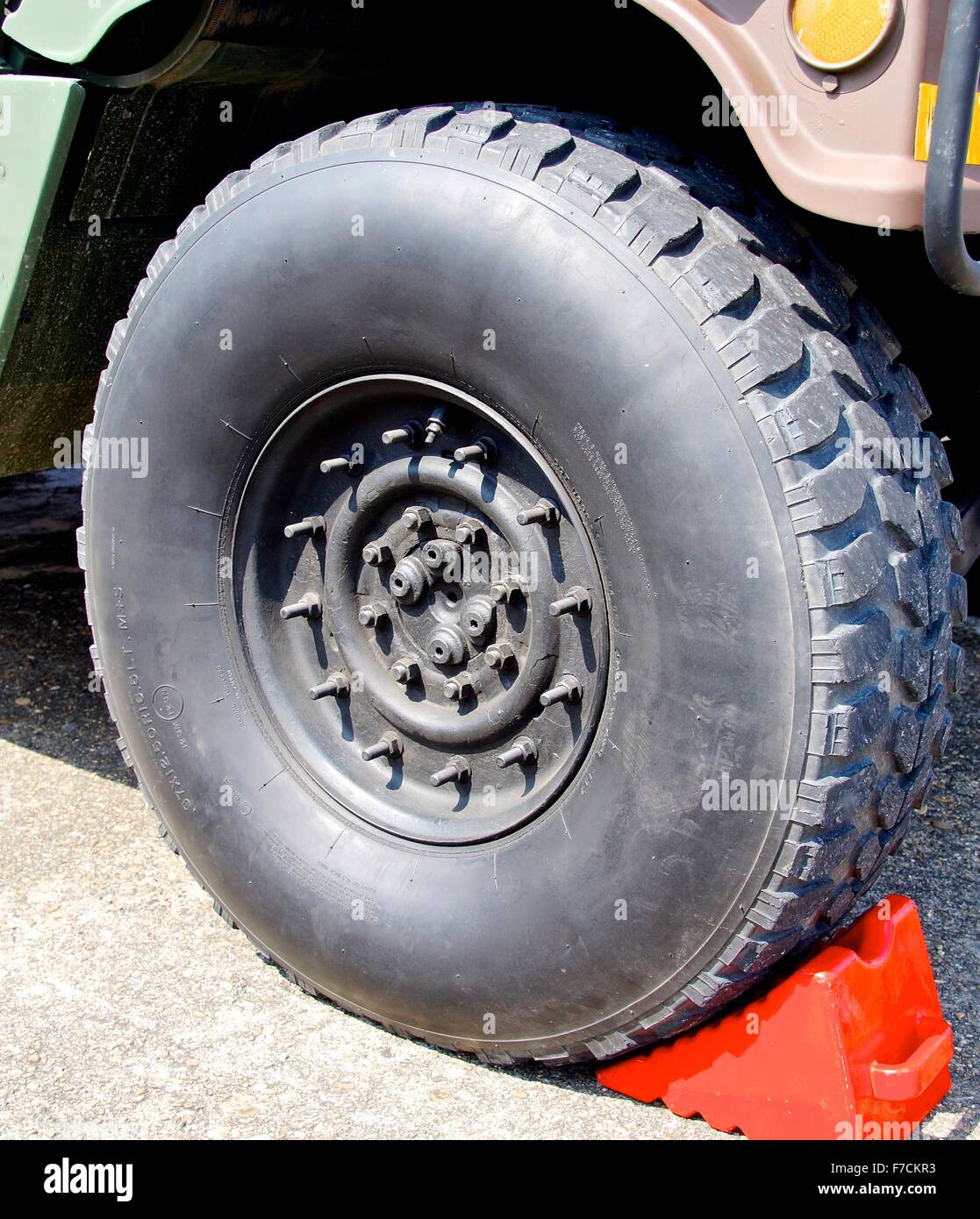 Military vehicle tire Stock Photo - Alamy