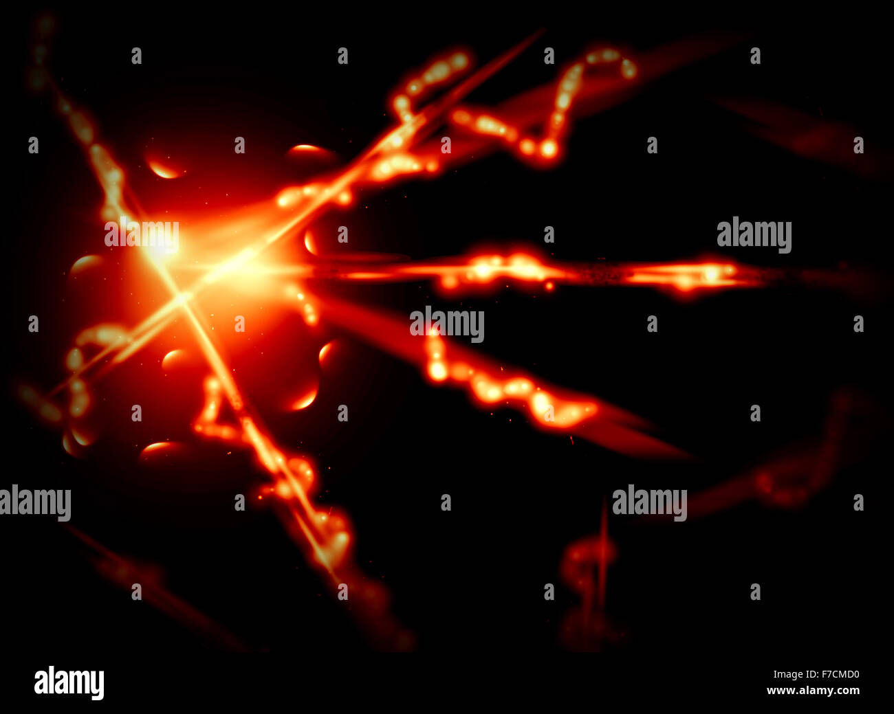 Abstract background with fire lines Stock Photo - Alamy