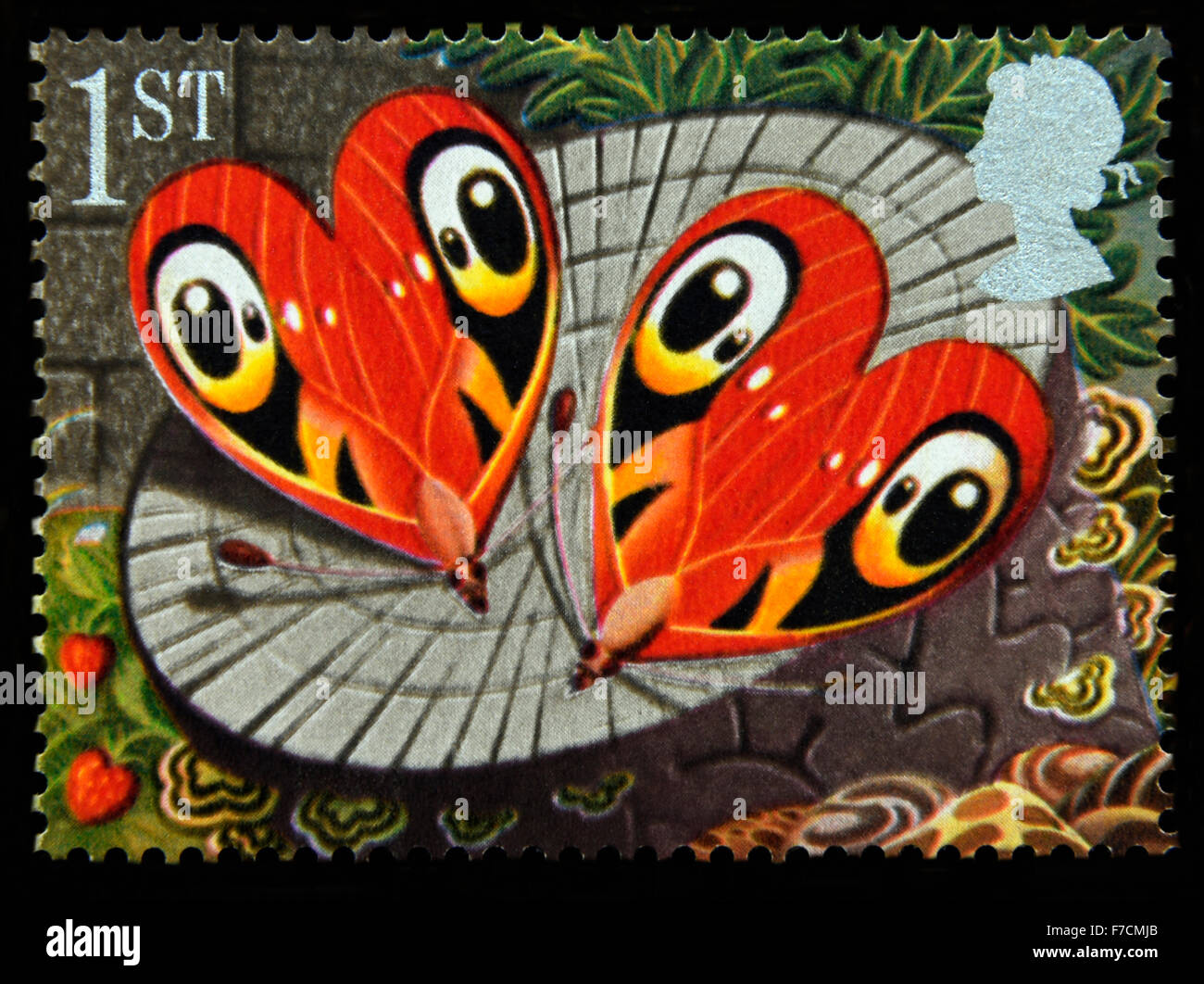 Postage stamp. Great Britain. Queen Elizabeth II. 1991. Greetings ...