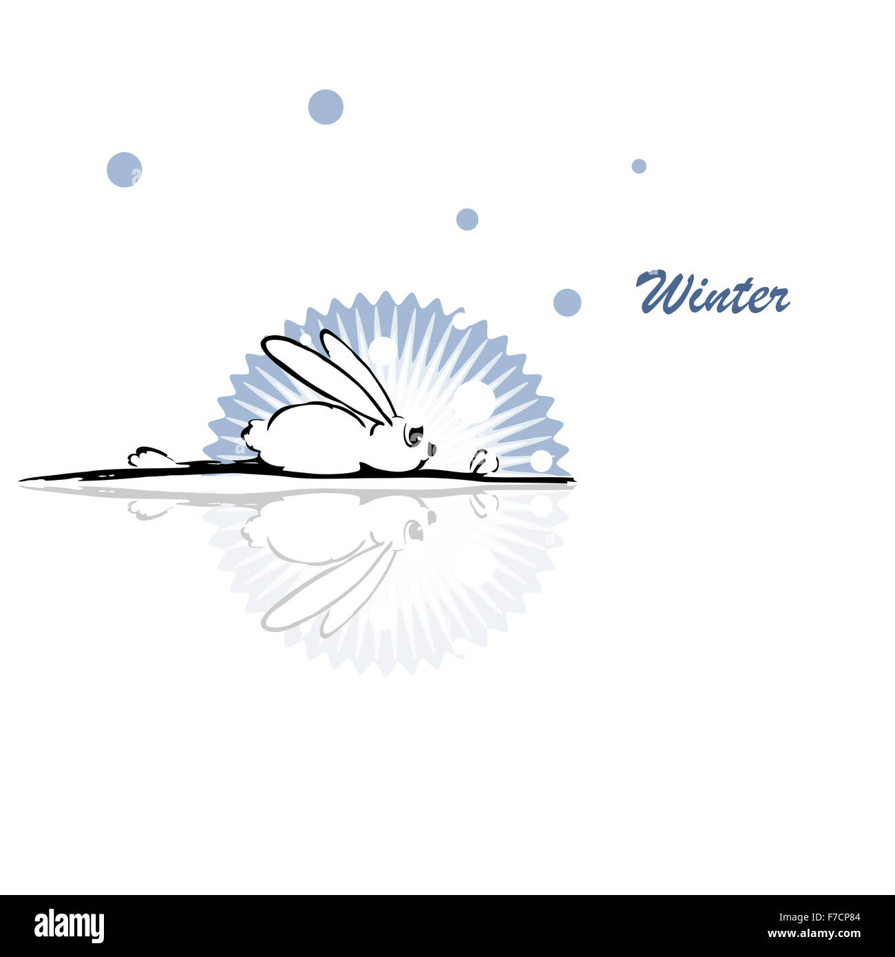 Winter hare Cut Out Stock Images & Pictures - Alamy