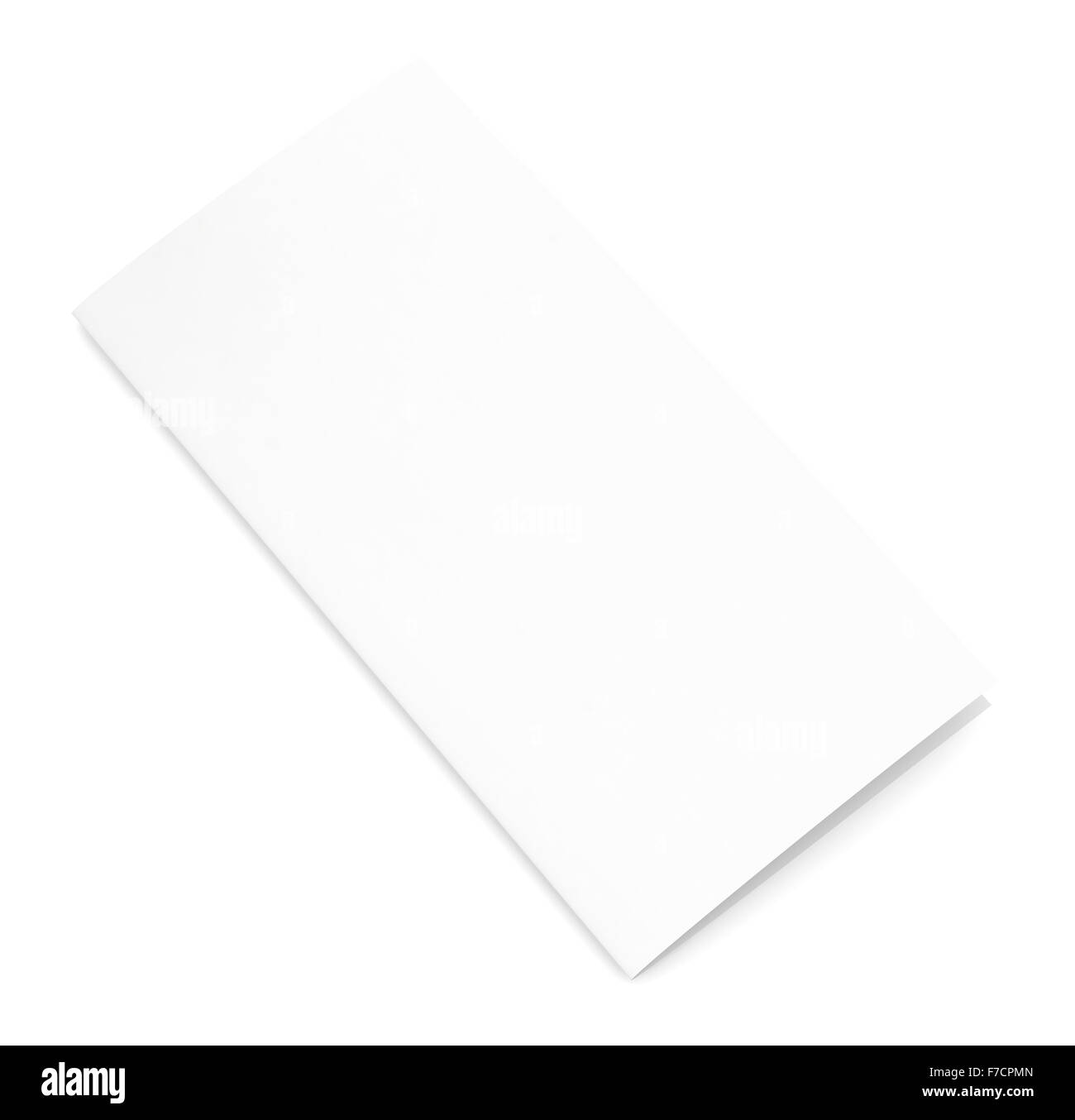 Empty paper booklet, close up view Stock Photo - Alamy