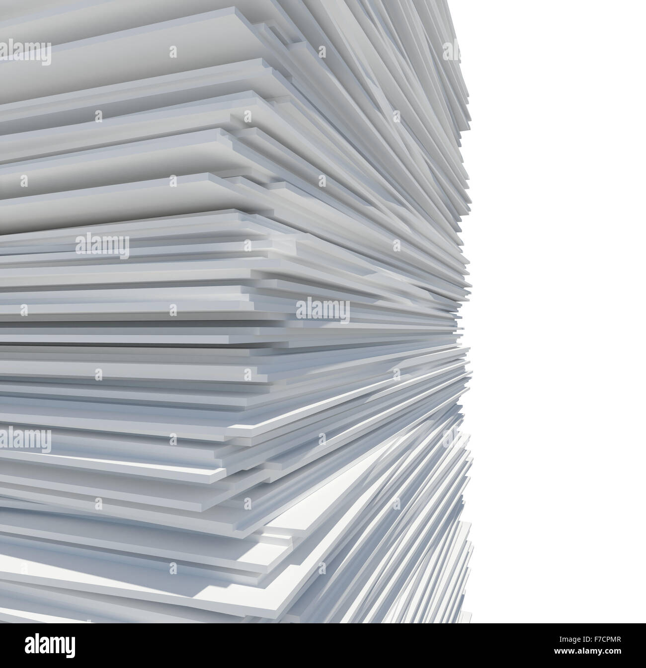 Stack of white paper Stock Photo - Alamy