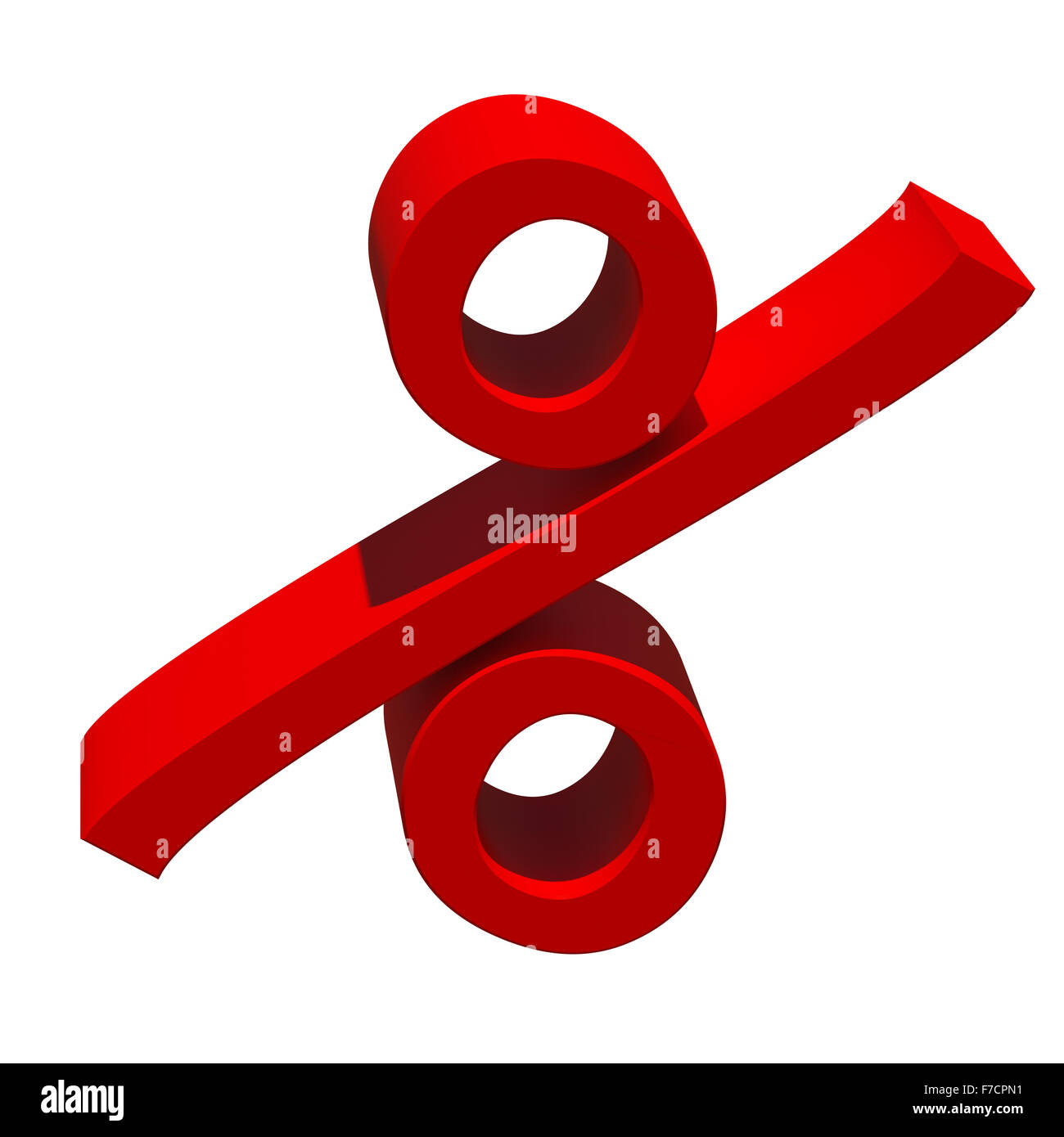 Red percent sign Stock Photo - Alamy