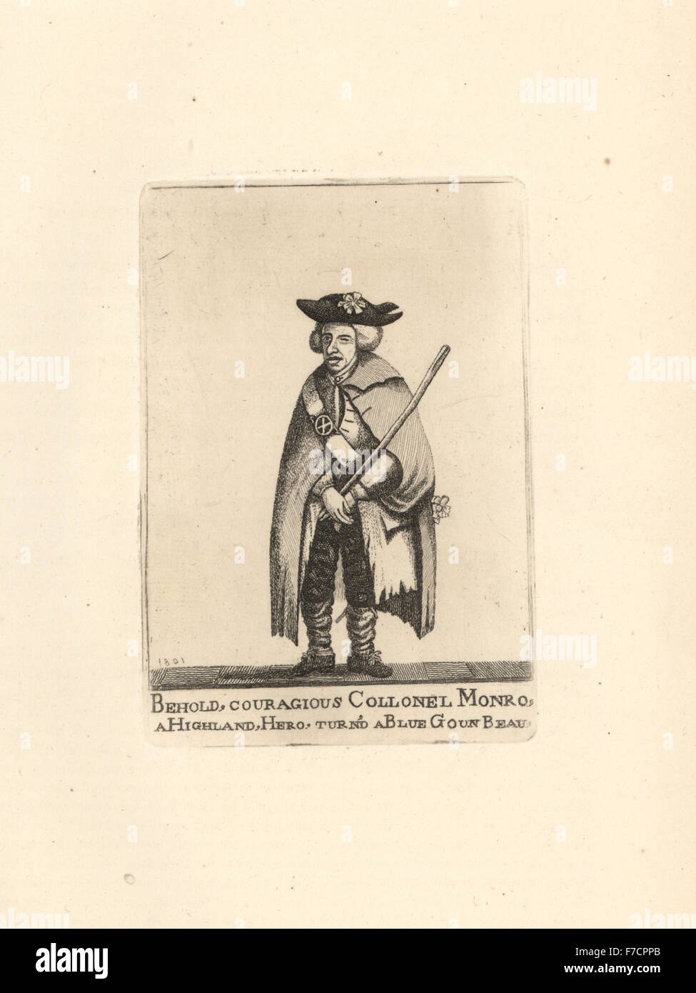 Colonel Monro, a half-crazed old man. The highland hero (ex Jacobite ...