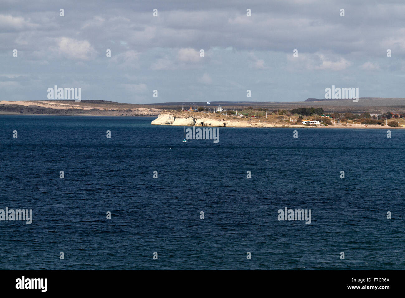 The headland where the Welsh settlers landed in 1865 to set up the new ...