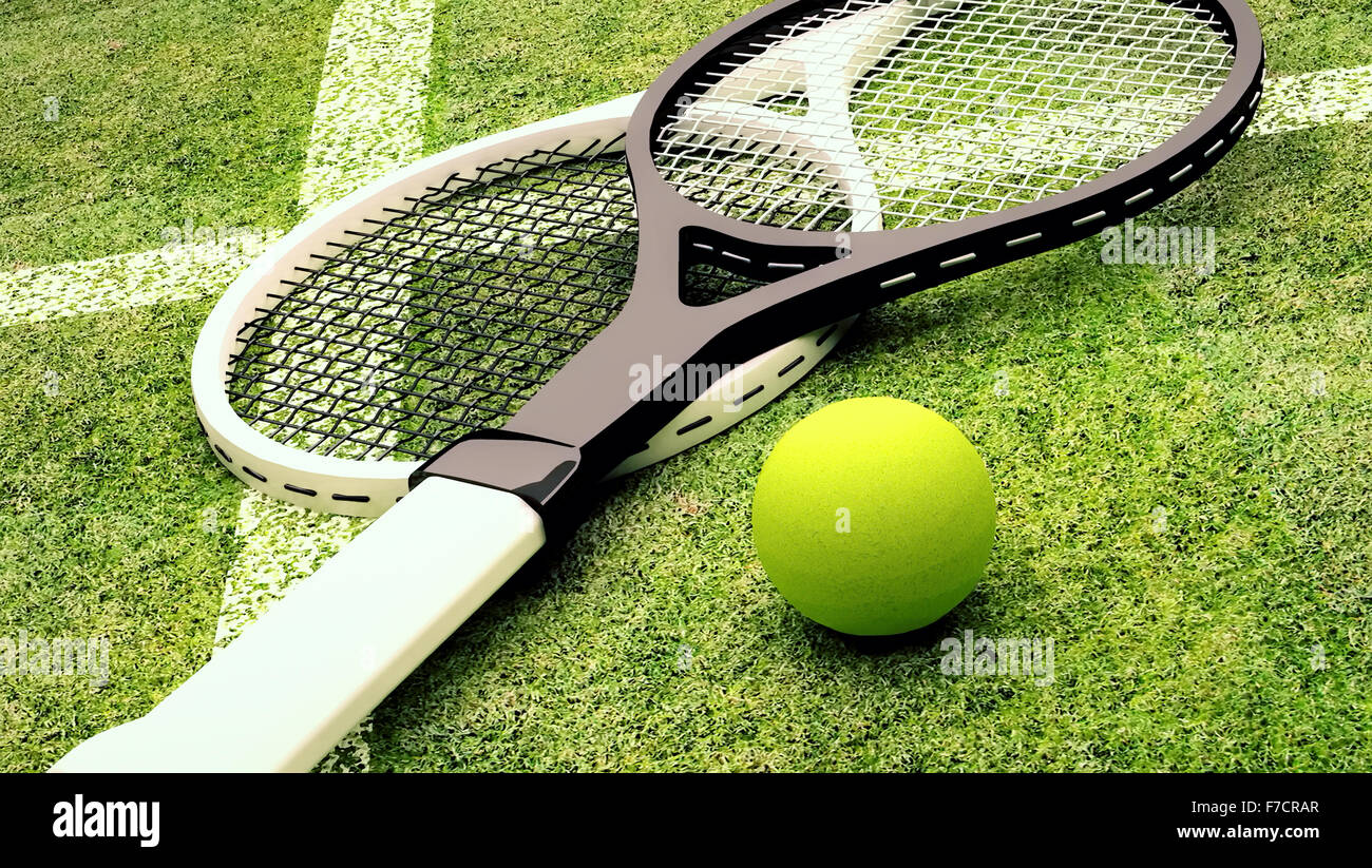Grass tennis surface hi-res stock photography and images - Alamy