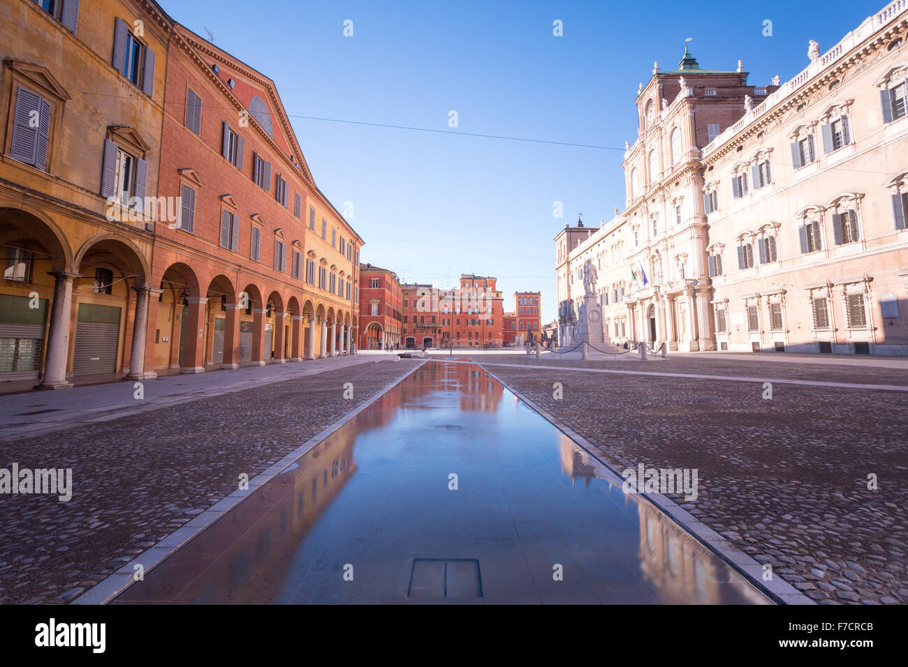Modena, Emilia Romagna, Piazza Roma Square and Palazzo Ducale Stock ...