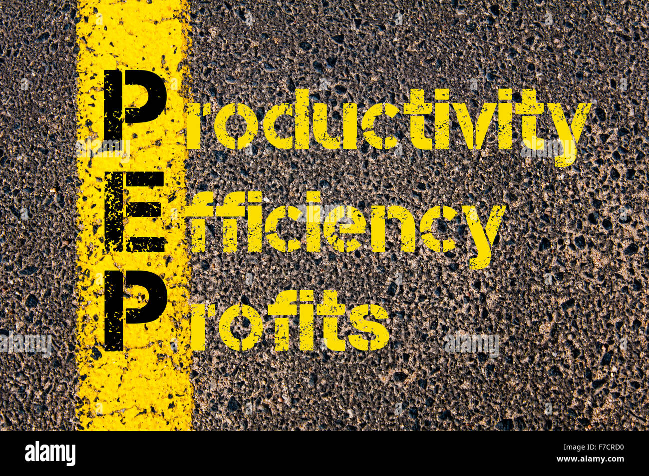 Concept image of Accounting Business Acronym PEP Productivity ...