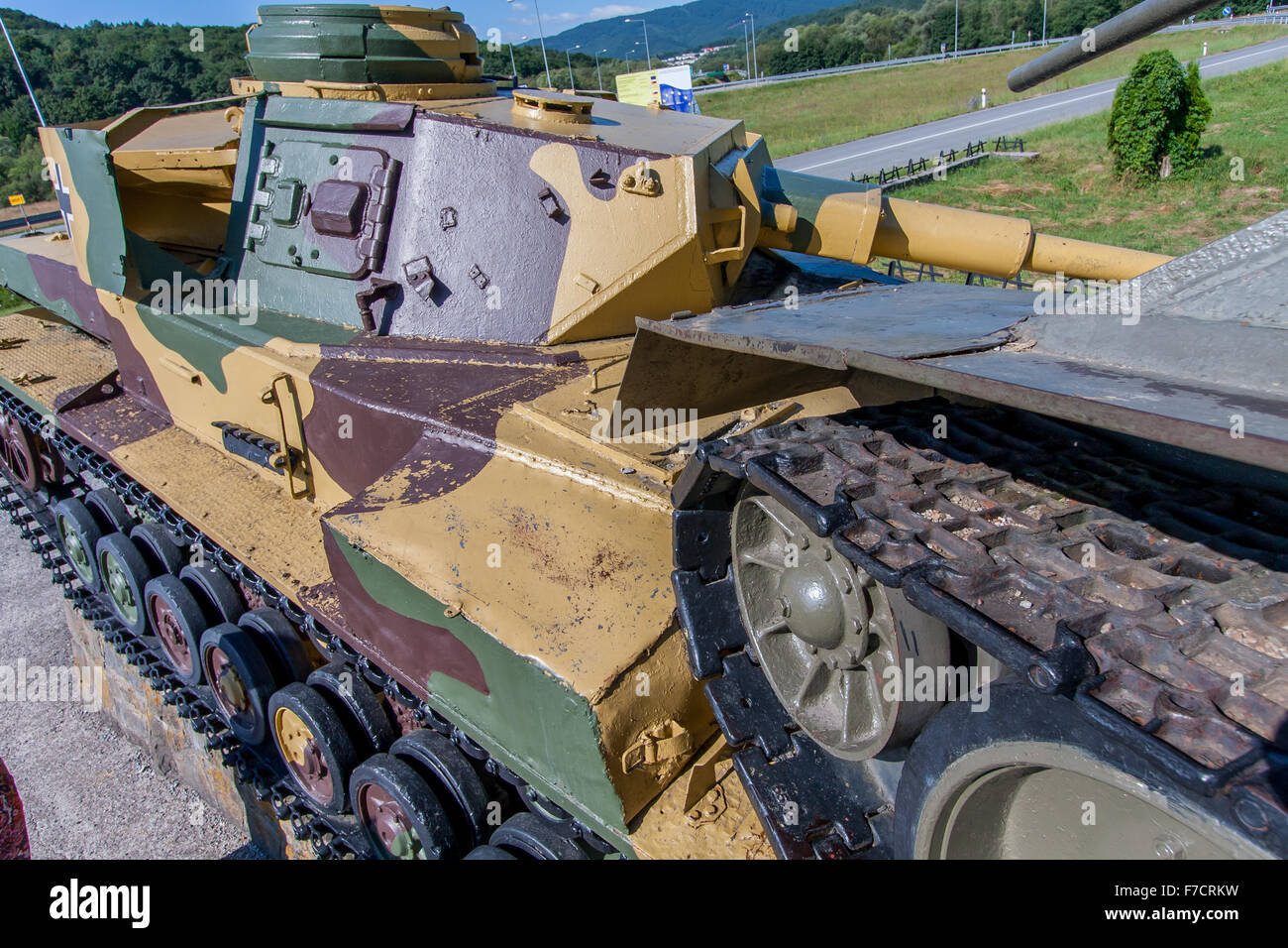The German Tiger 4 and Soviet T34 tanks Stock Photo - Alamy