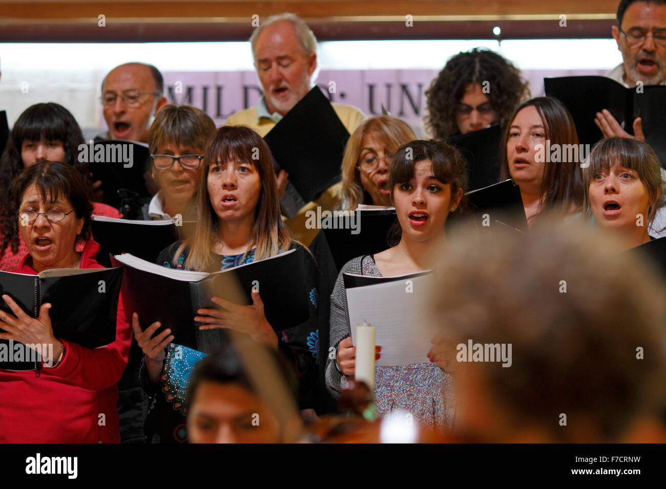 choir rehearsing in a church Stock Photo - Alamy