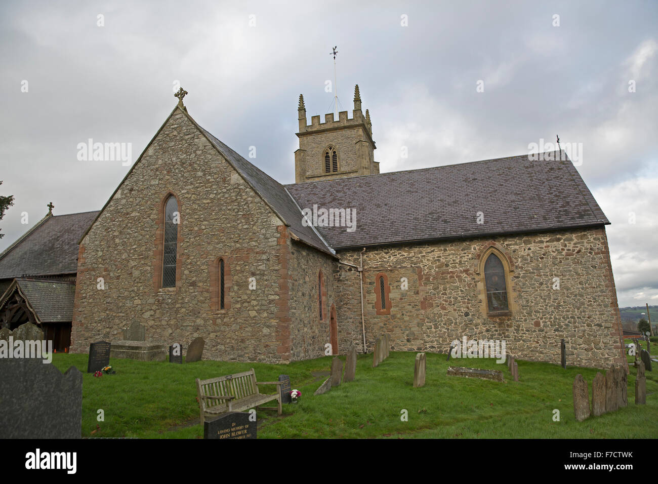 St nicholas church montgomery wales hi-res stock photography and images ...