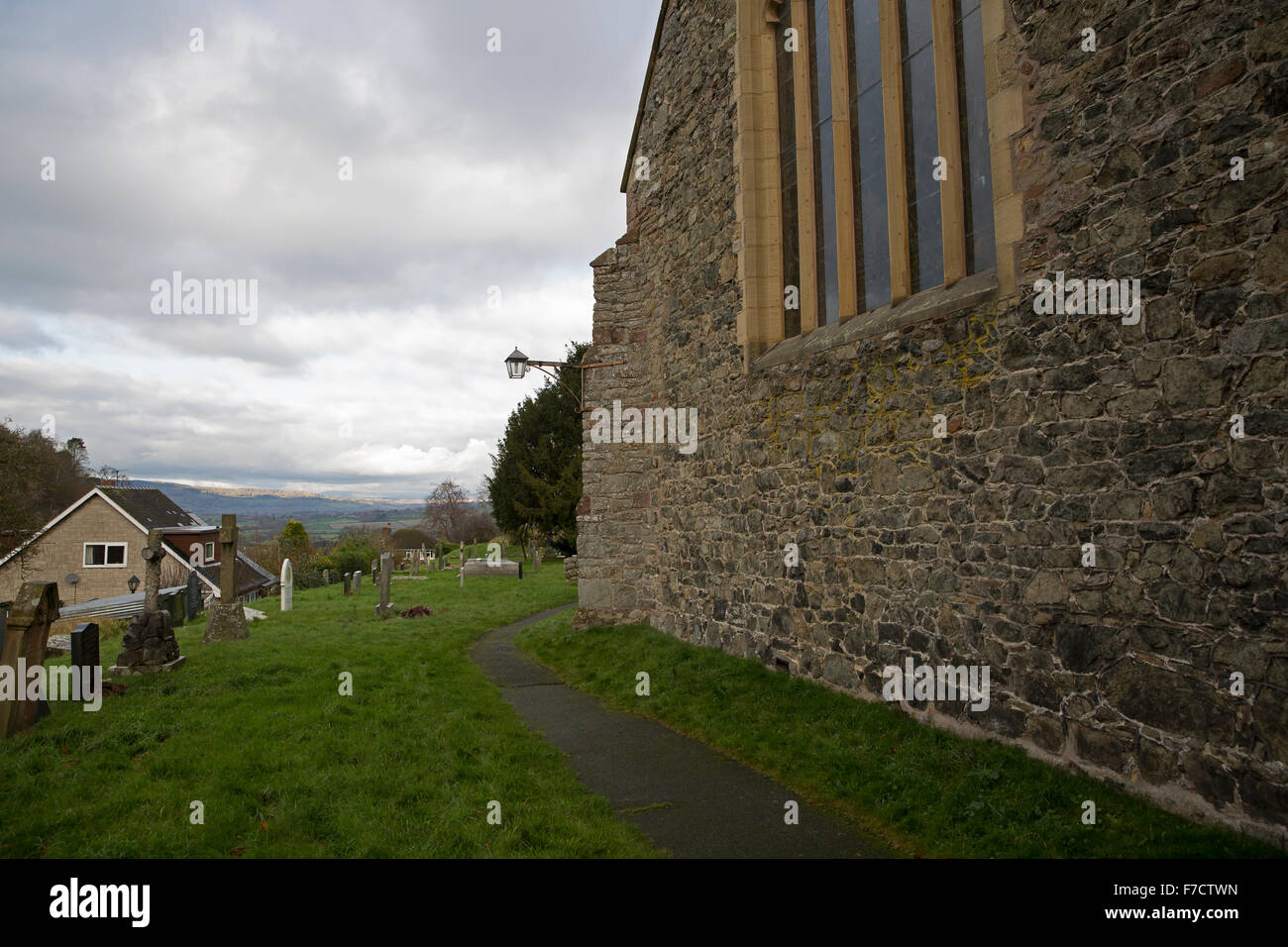 St nicholas montgomery church in wales hi-res stock photography and ...