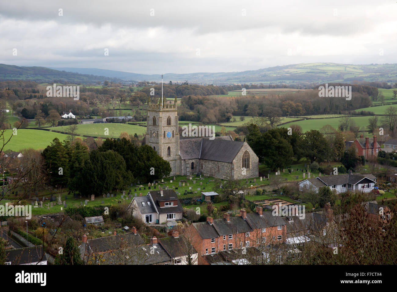 St nicholas montgomery church in wales hi-res stock photography and ...