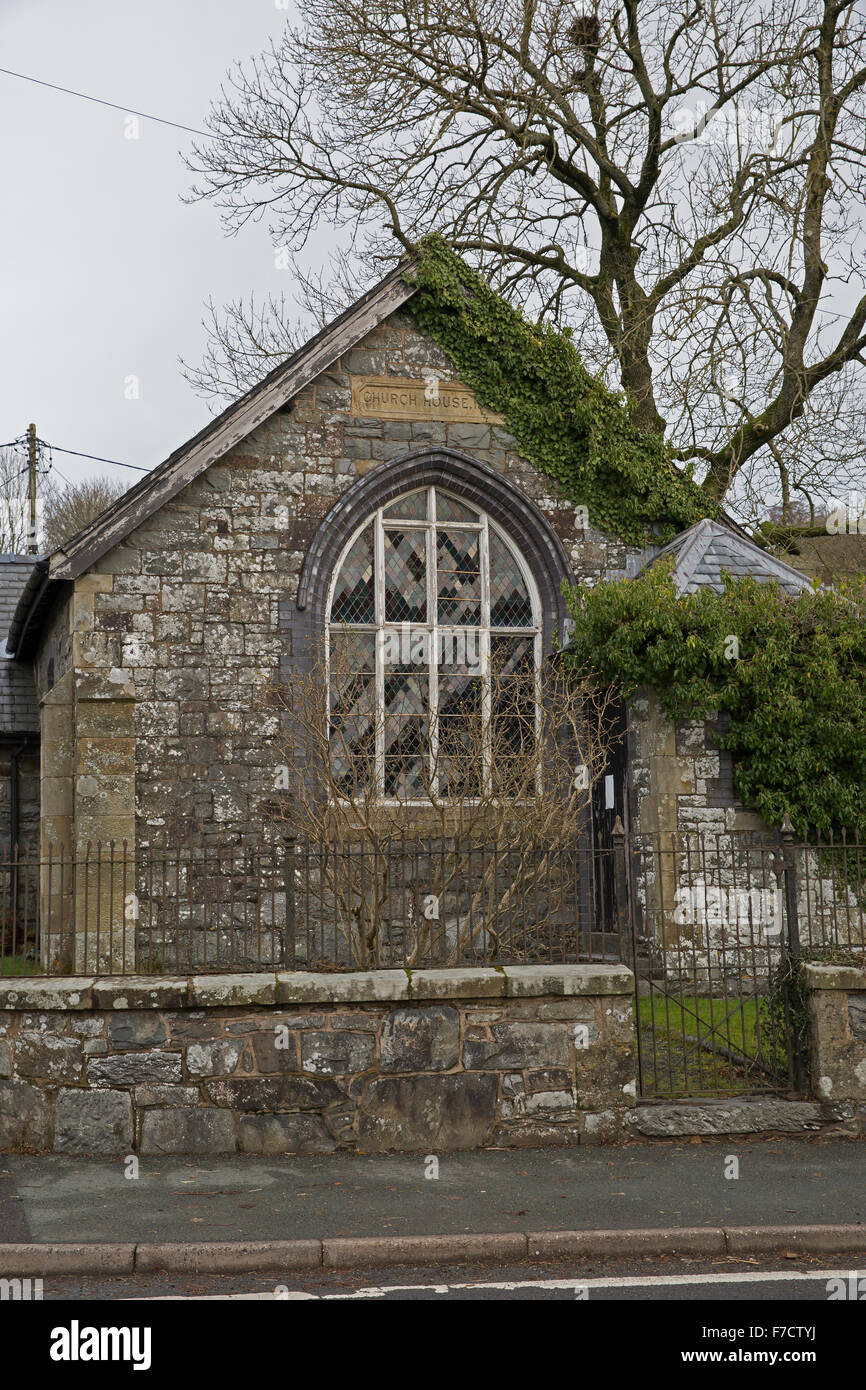 St Curig's Church in Capel Curig Mid Wales Stock Photo - Alamy