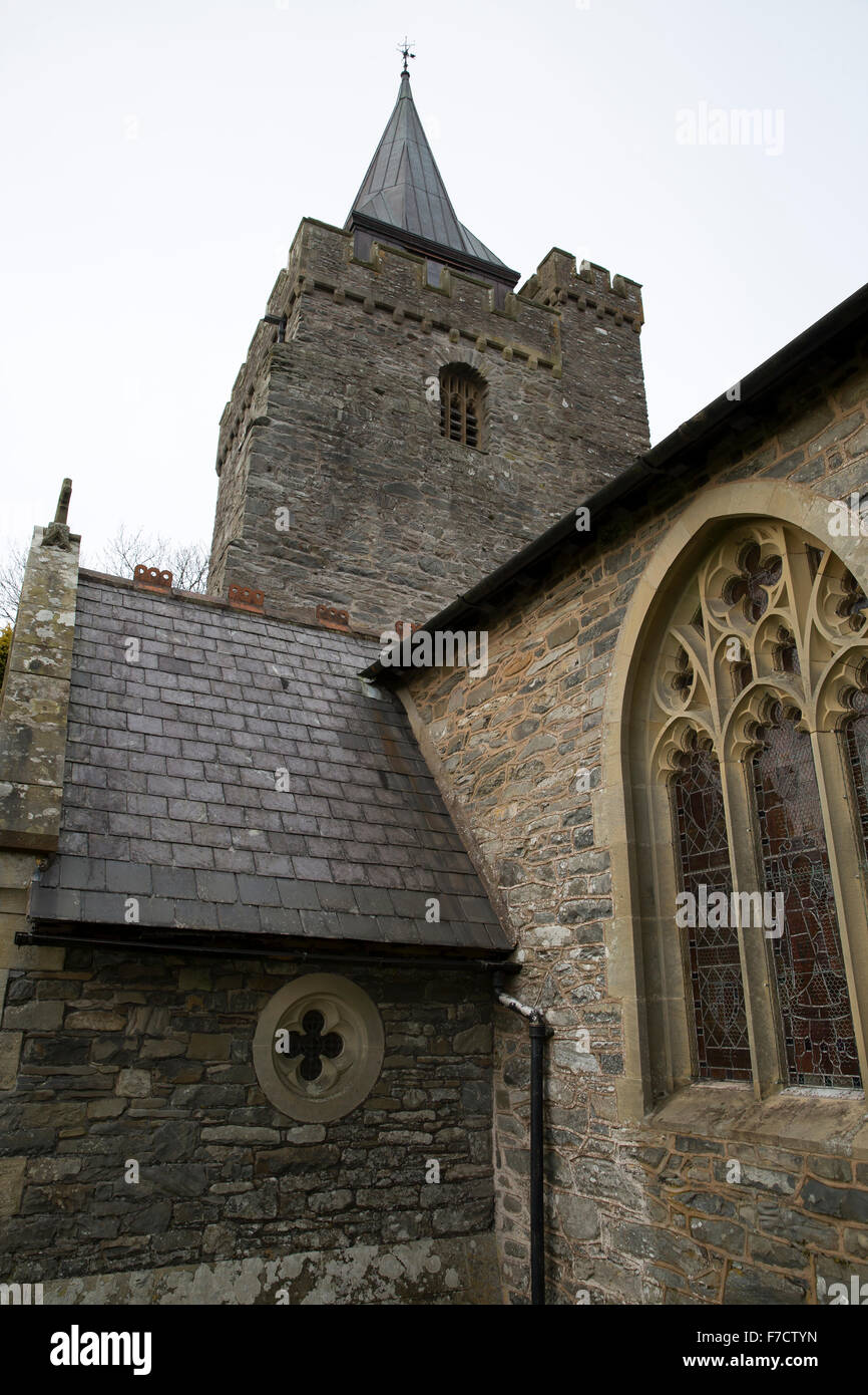 St curigs church hi-res stock photography and images - Alamy
