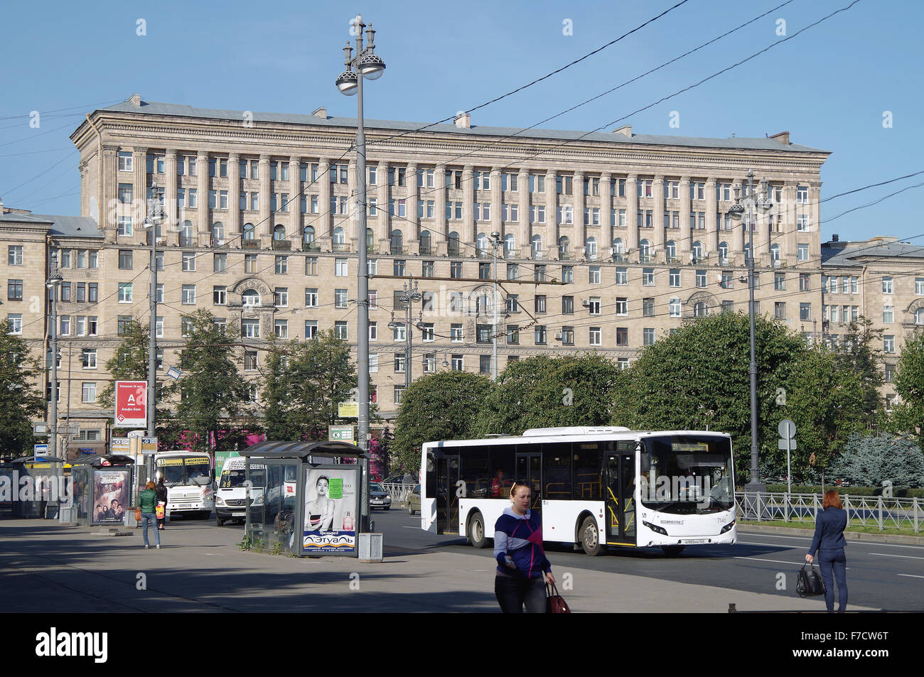 Stalinist apartment blocks hi-res stock photography and images - Alamy