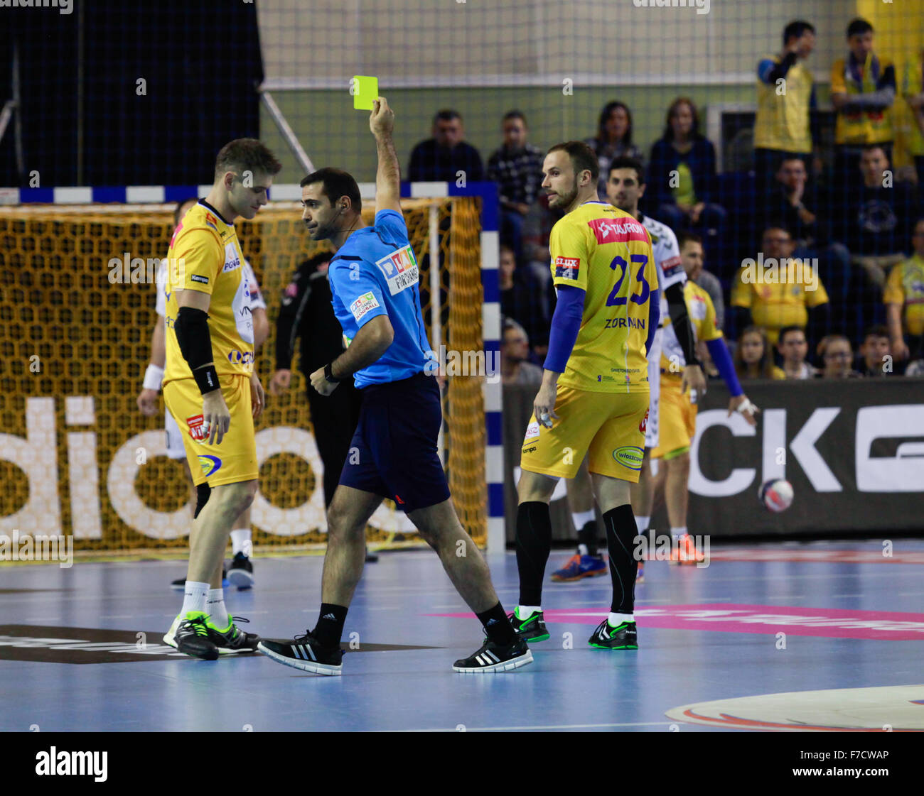 Champions League man handball match between Poland KS Vive Tauron ...