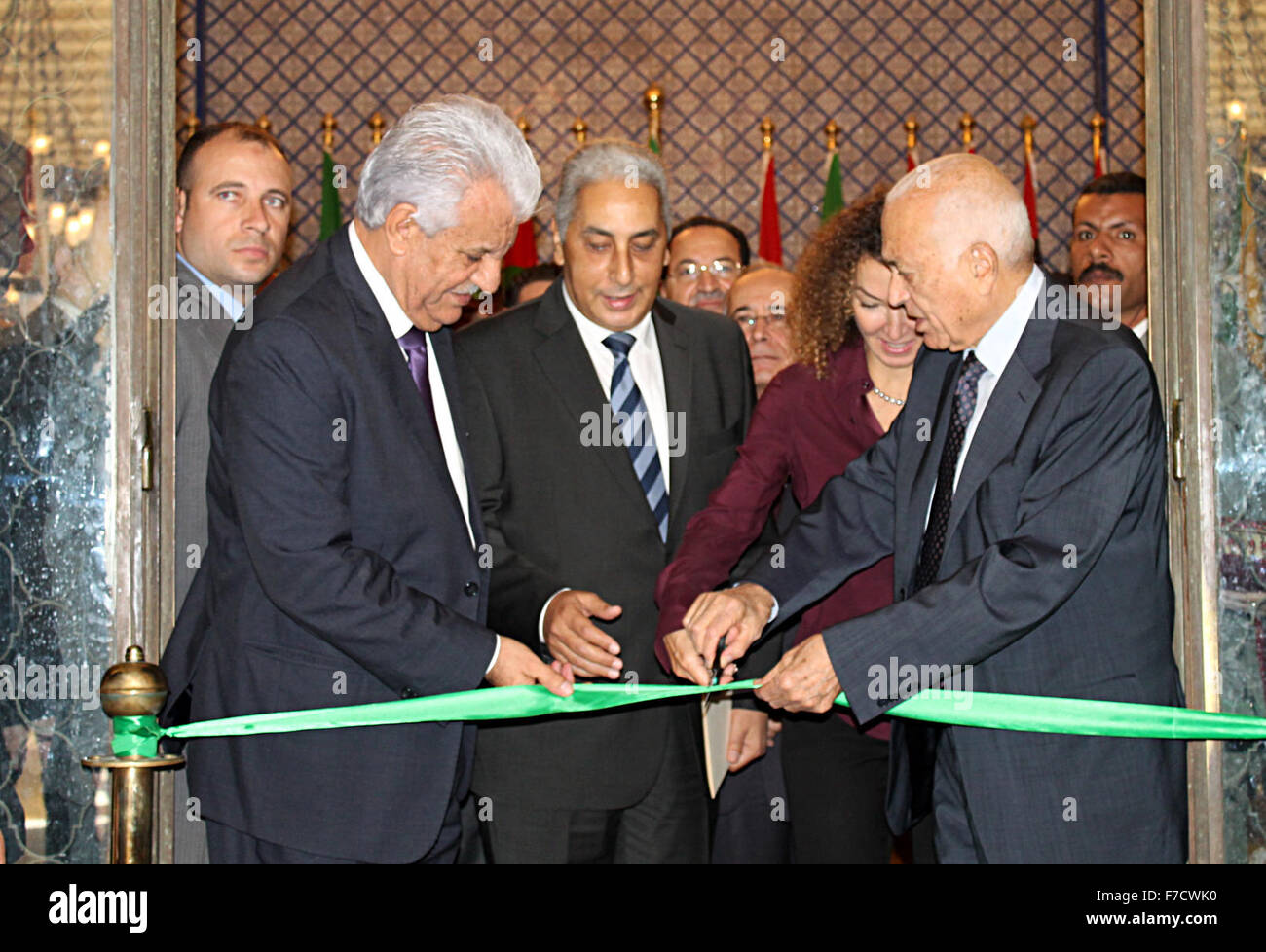 Cairo, Egypt. 29th Nov, 2015. Palestinian ambassador to cairo Jamal al ...