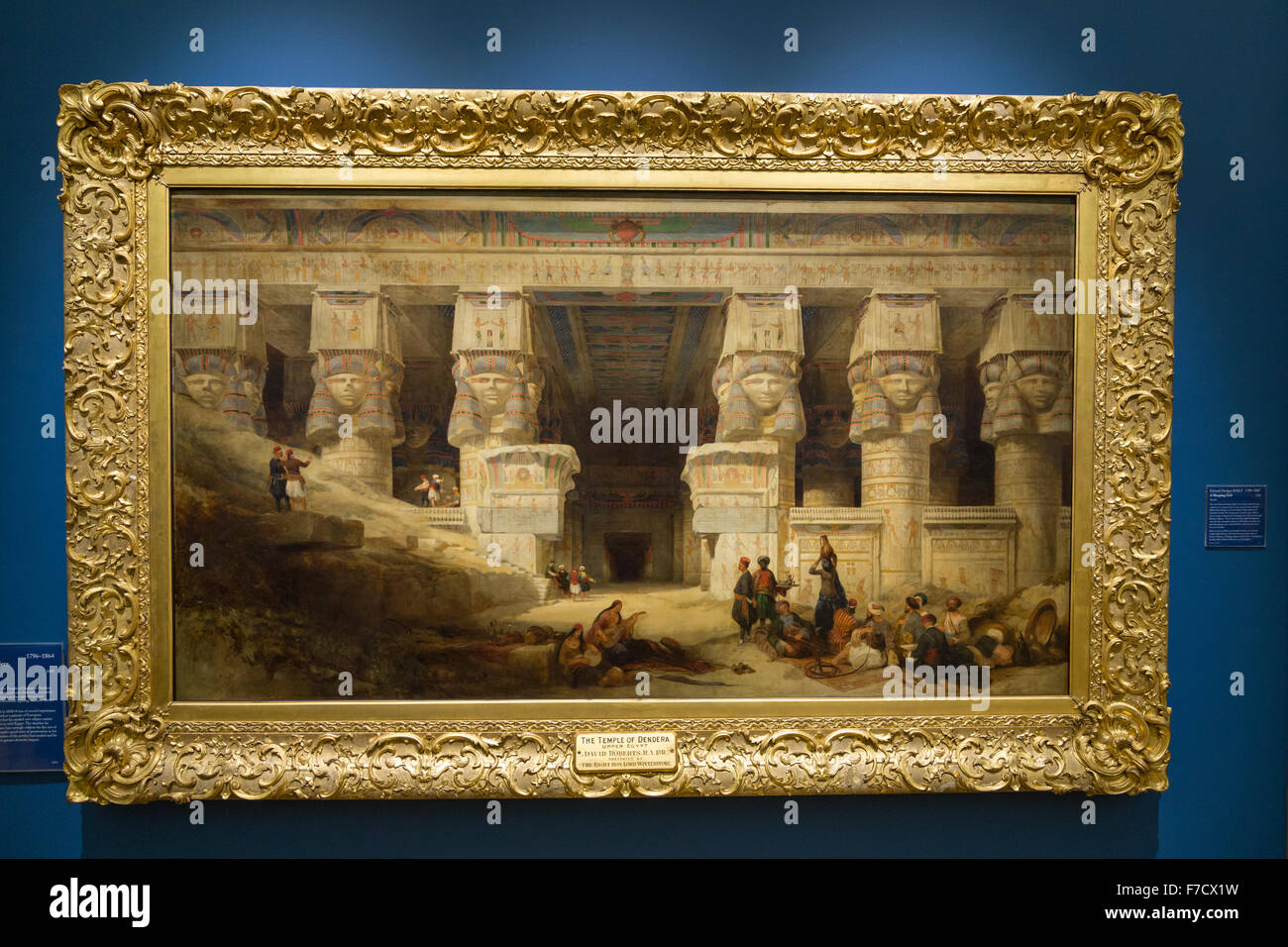 The Temple of Dendera by David Roberts DA, art painting at Bristol ...