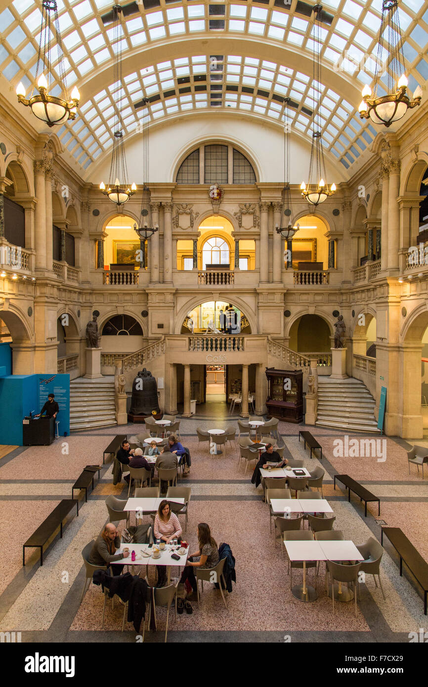 Main hall at Bristol Museum and art gallery, Clifton, Bristol city ...