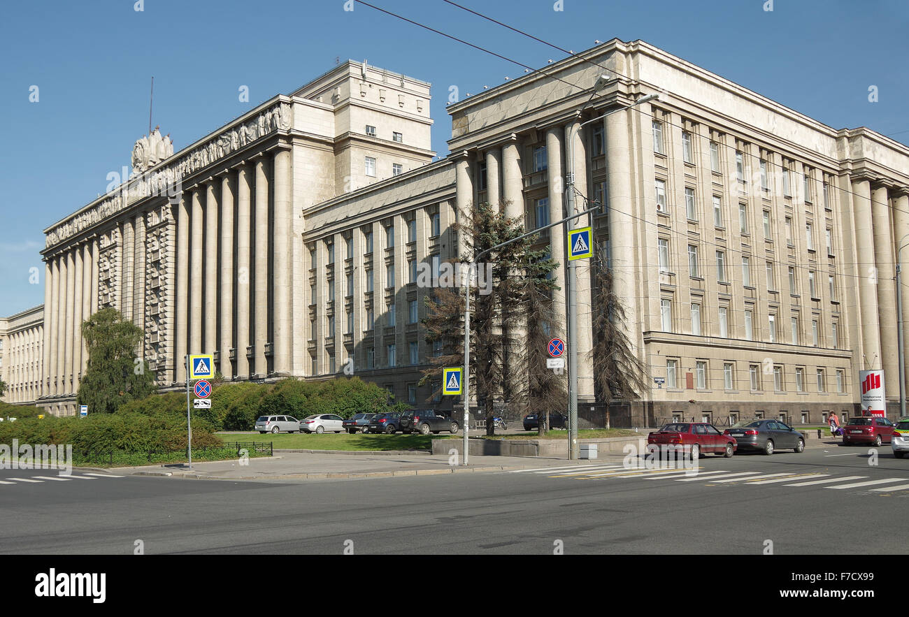 St Petersburg, Russia, Palace of the Soviets Stock Photo - Alamy