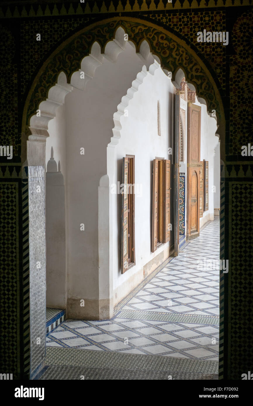 Bahia palace marrakech morocco hi-res stock photography and images - Alamy