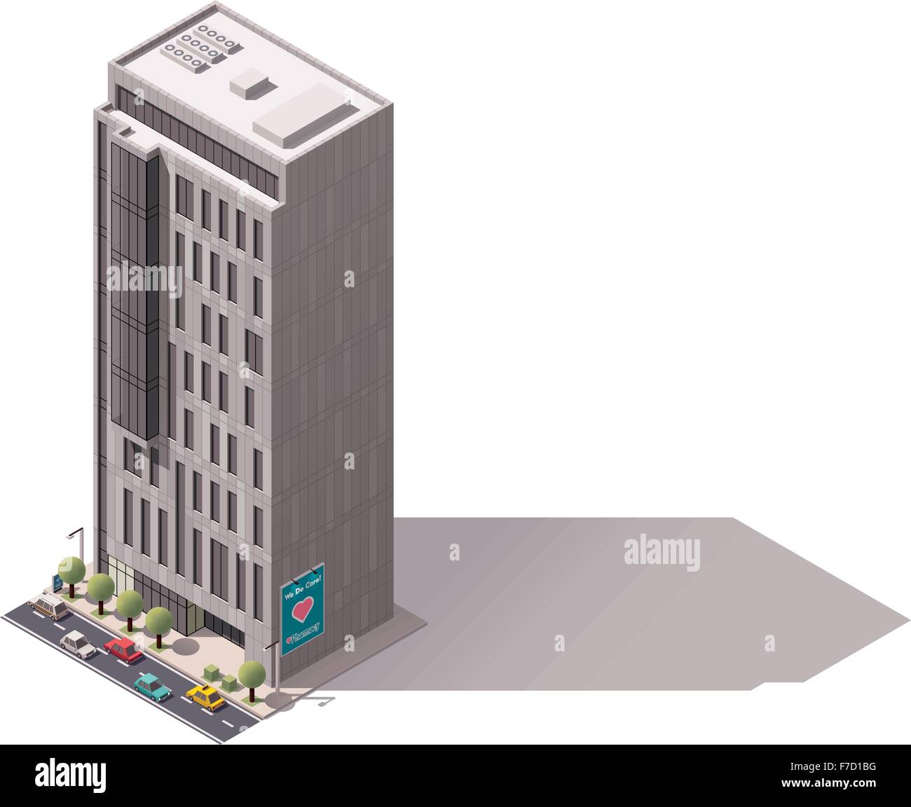 Vector isometric building Stock Vector Image & Art - Alamy