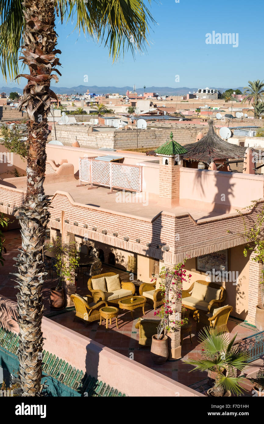 Marrakech rooftop view hi-res stock photography and images - Alamy