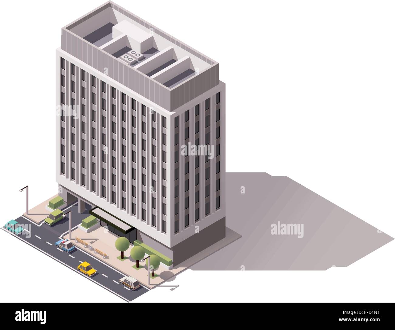 Vector isometric building Stock Vector Image & Art - Alamy