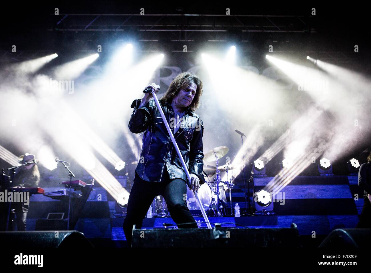Milan, Italy. 28th Nov, 2015. Joey Tempest of the Swedish rock band ...