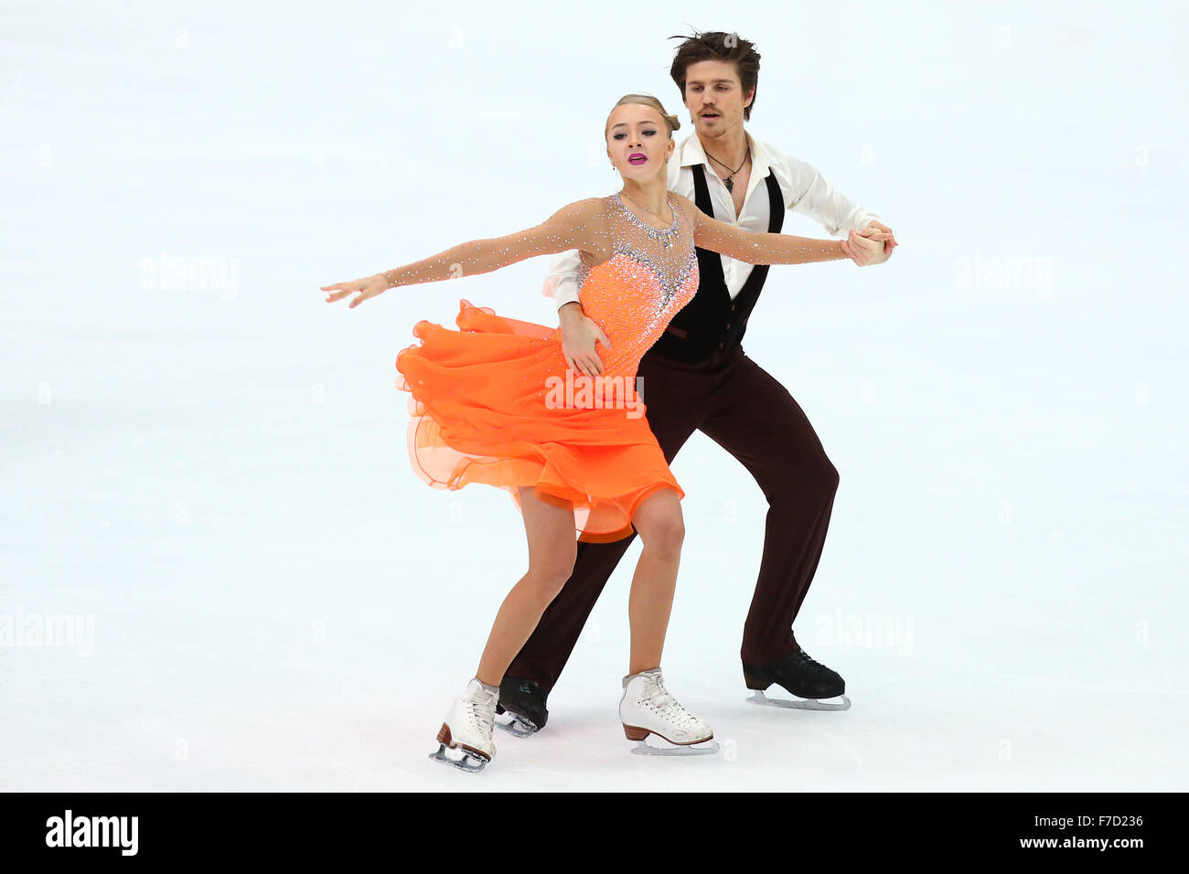 Alexandra Stepanova / Ivan Bukin (RUS), NOVEMBER 28, 2015 - Figure ...