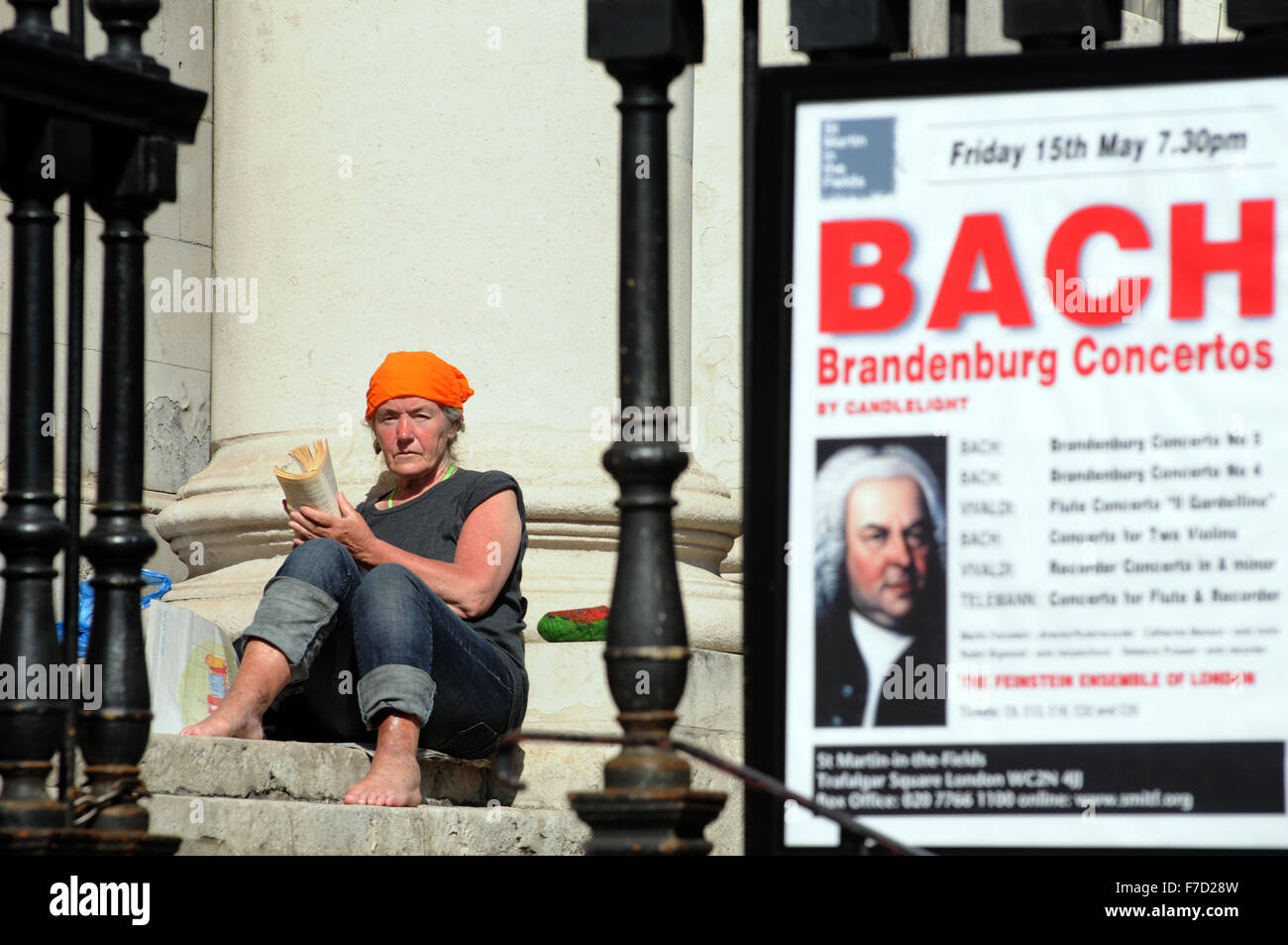 Homeless woman feet hi-res stock photography and images - Alamy