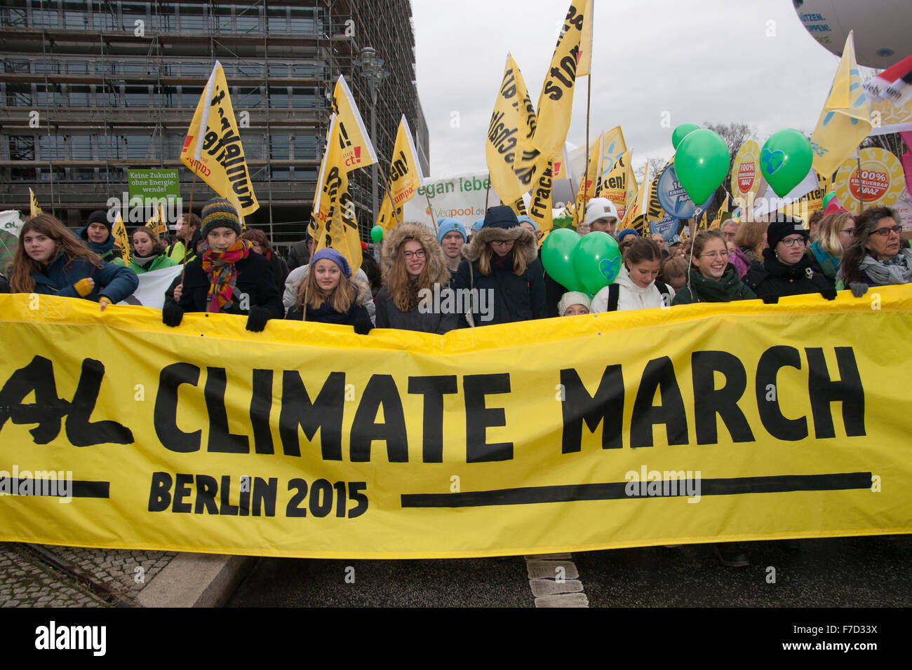 Global Climate March Berlin. Berlin, Germany Stock Photo - Alamy